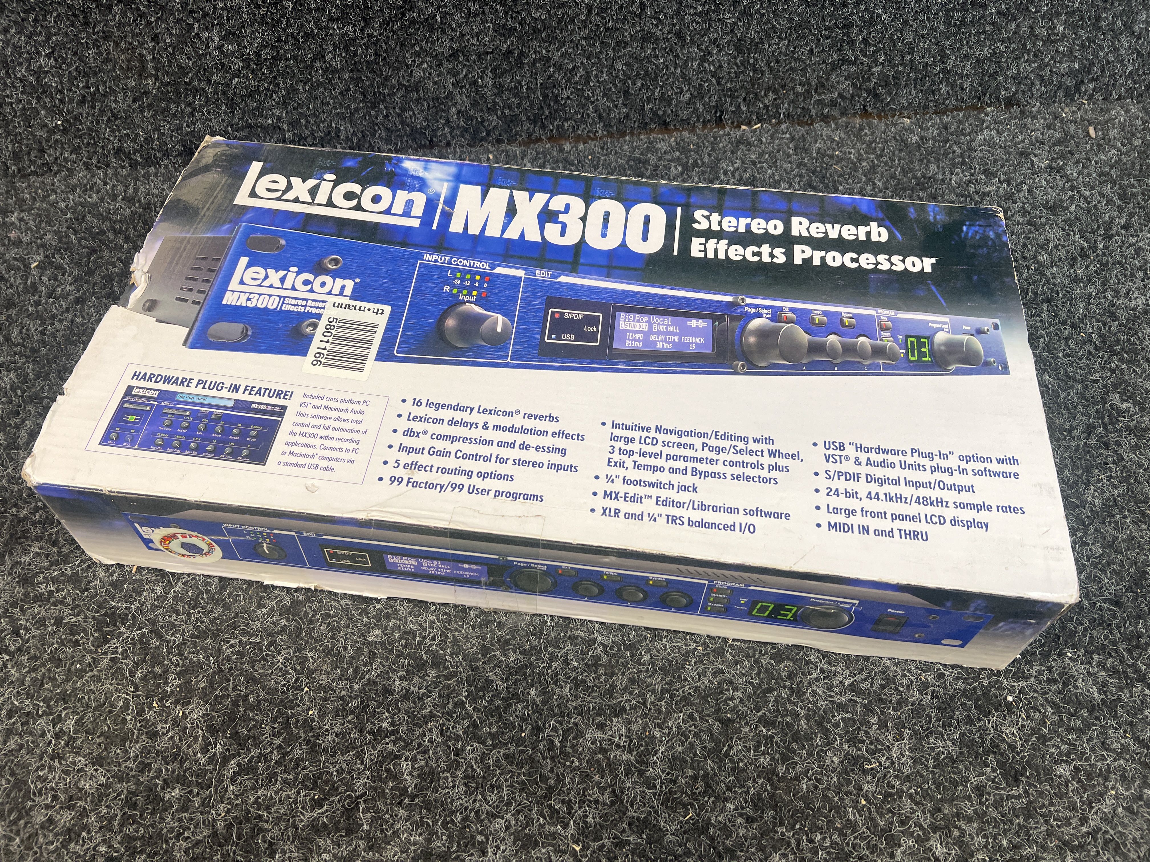 Lexicon MX300 Stereo Reverb Effects Processor - Auktioner online ...