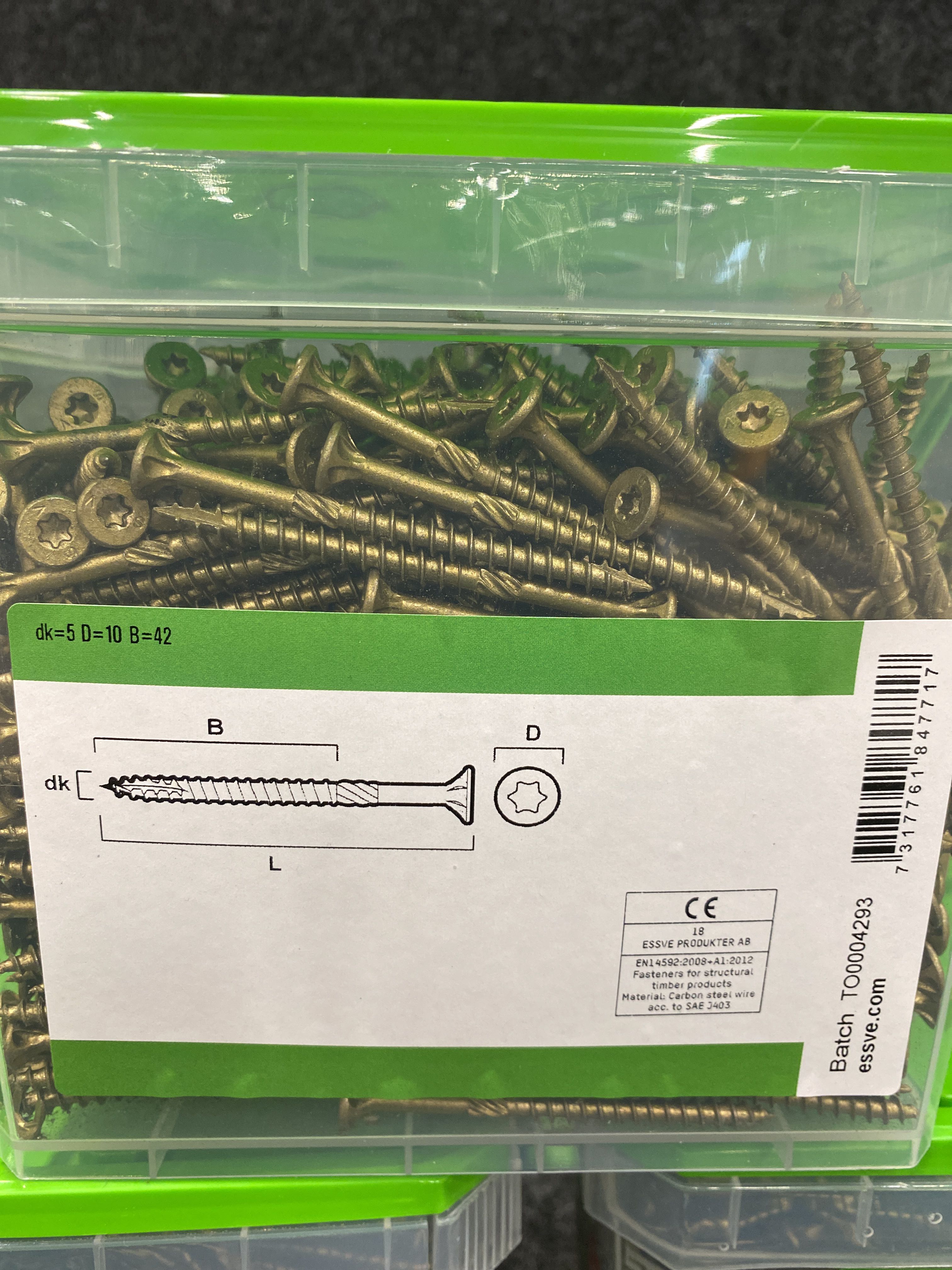 3 packs of Essve Wood screws - PS Auction - We value the future ...