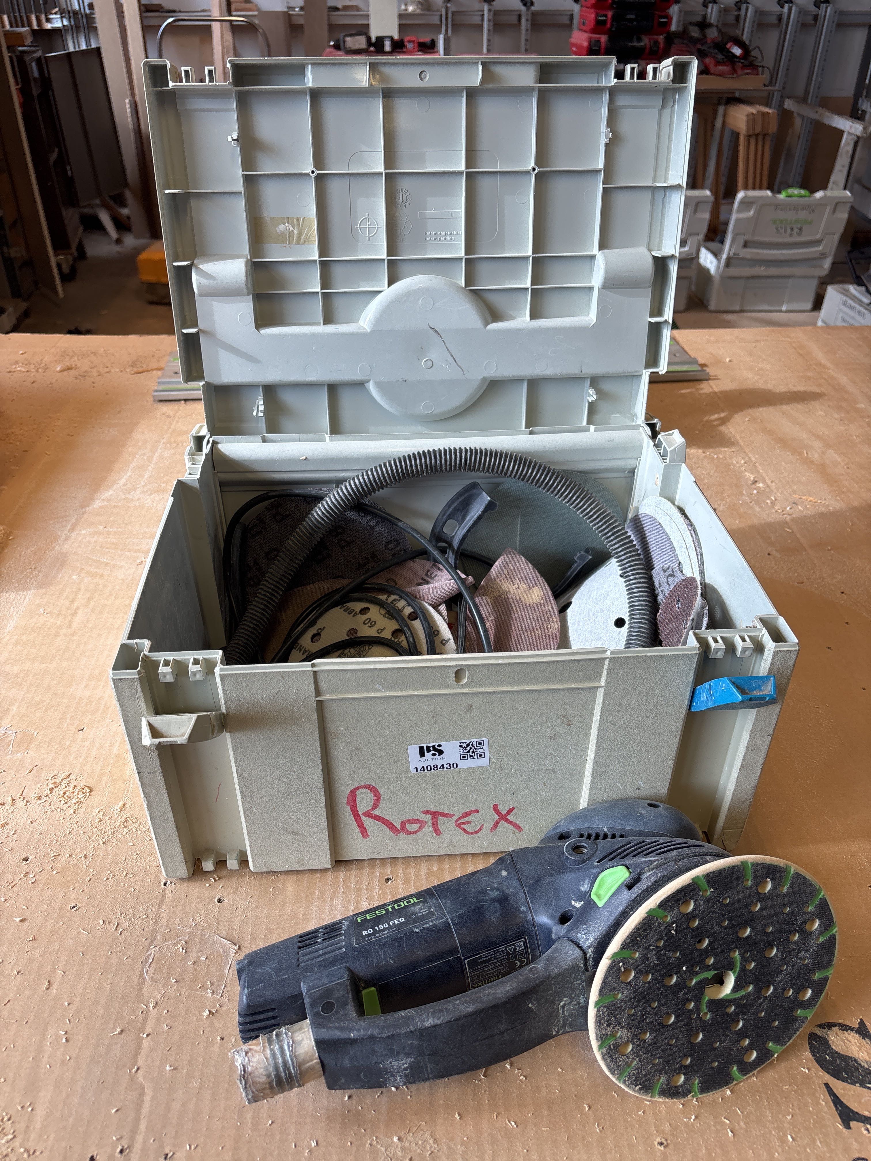 Slipmaskin med tillbehör - Festool RO 150 FEQ - Auktioner online ...