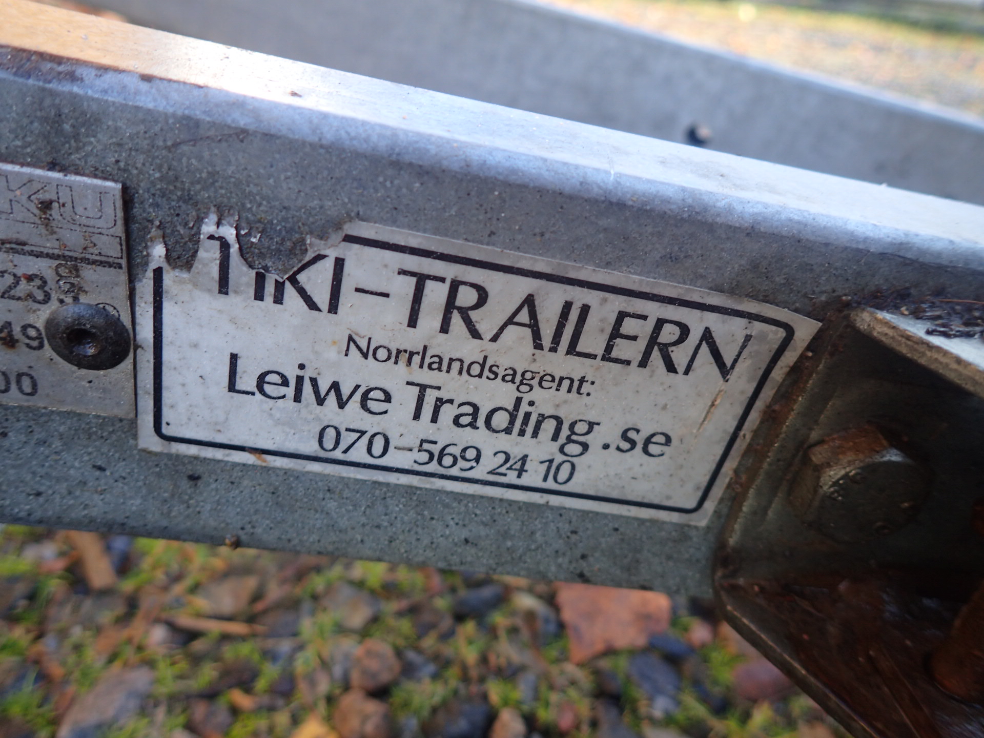 Trailer TIKI-TREILER C-275P -06 XSH942 - PS Auction - We value the ...