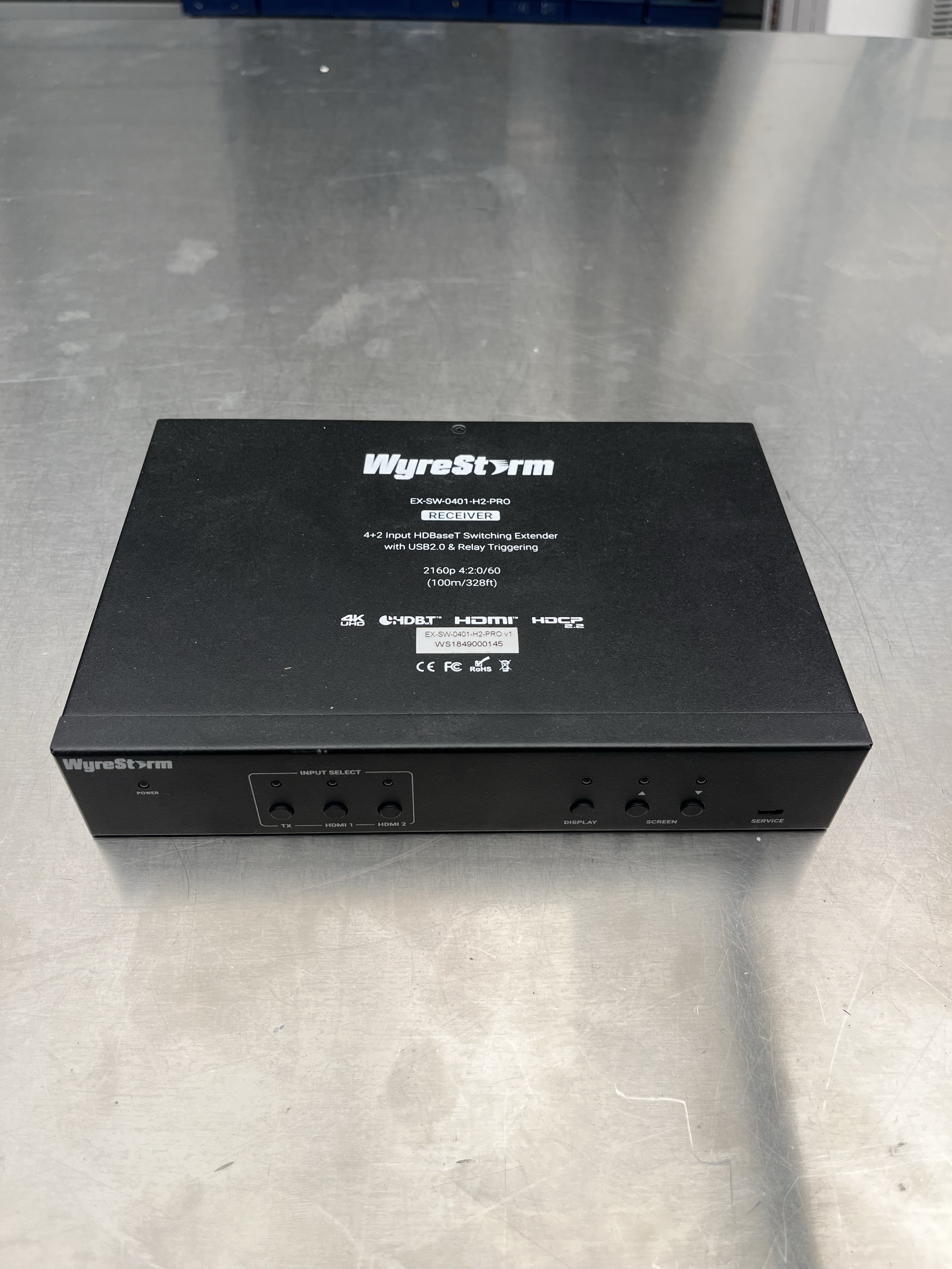WyreStorm EX-SW-0401-H2-PRO Receiver 4+2 inputs, 4K - PS Auction - We ...