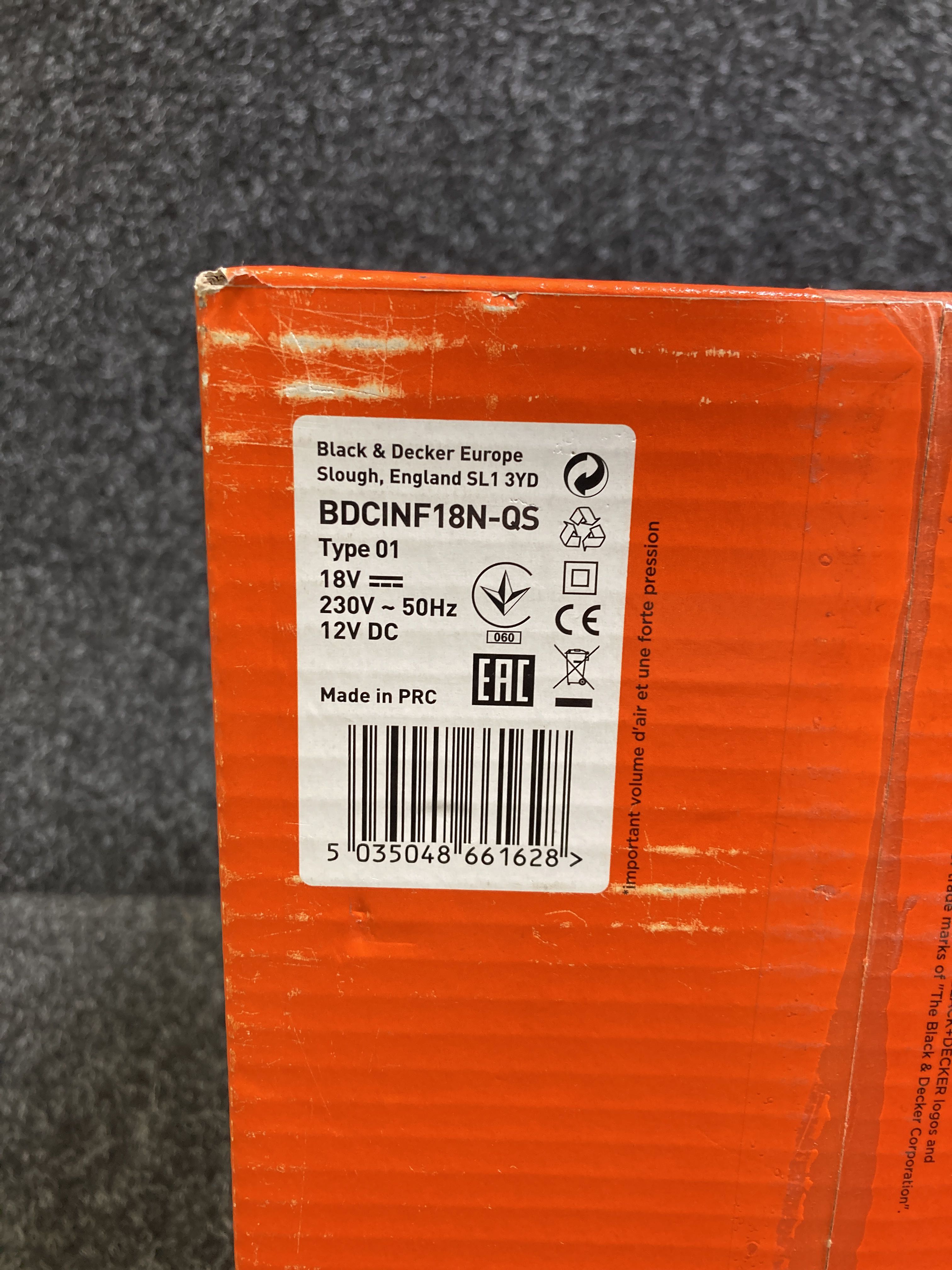 Compressor Black & Decker BDCINF18N-QS - PS Auction - We value the ...