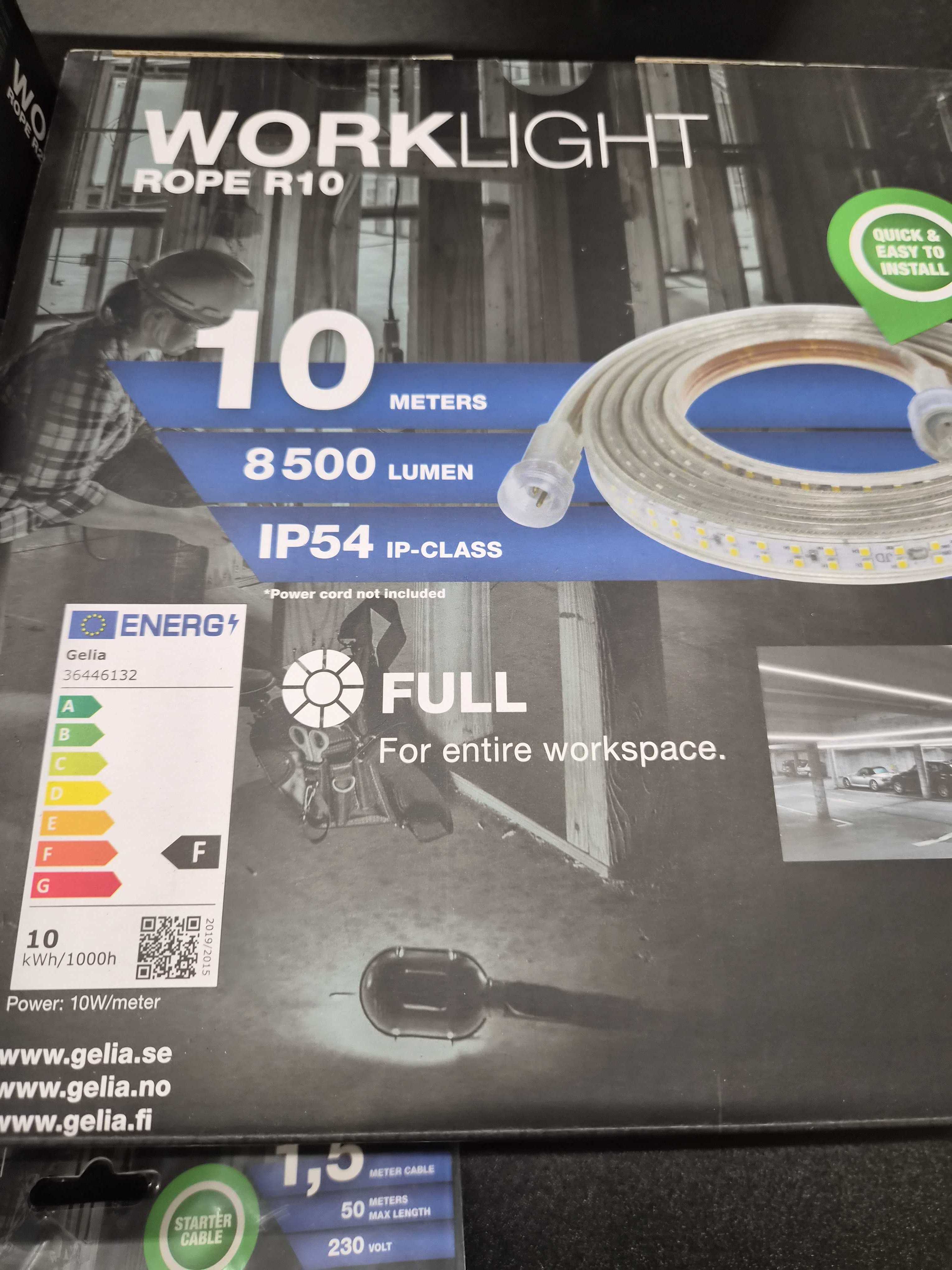 LED-slinga, 2 st + strömkabel - 10 och 20 meter, Gelia - Auktioner ...