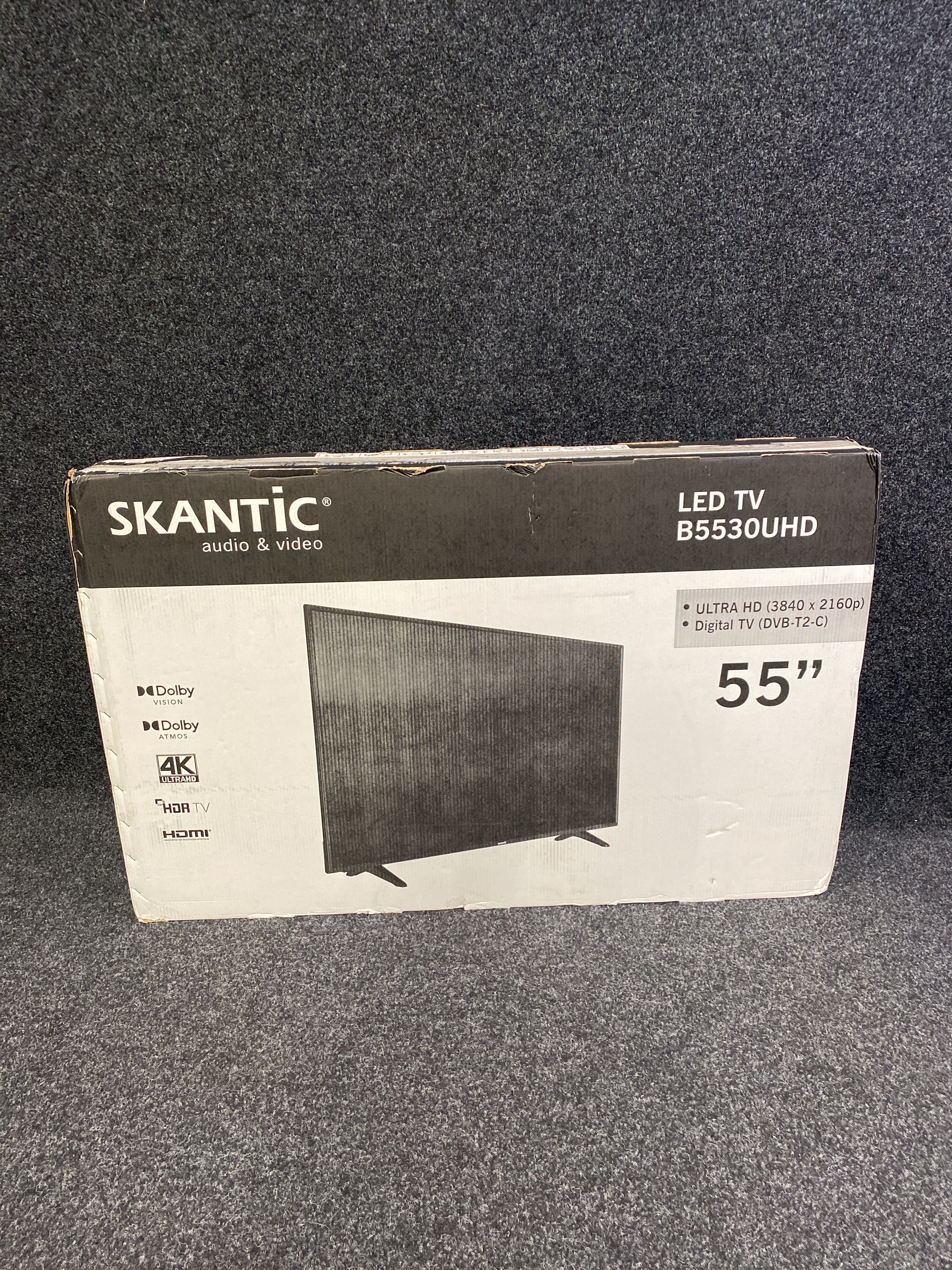 55" 4K Ultra HD TV Skantic B5530UHD - PS Auction - We value the future ...