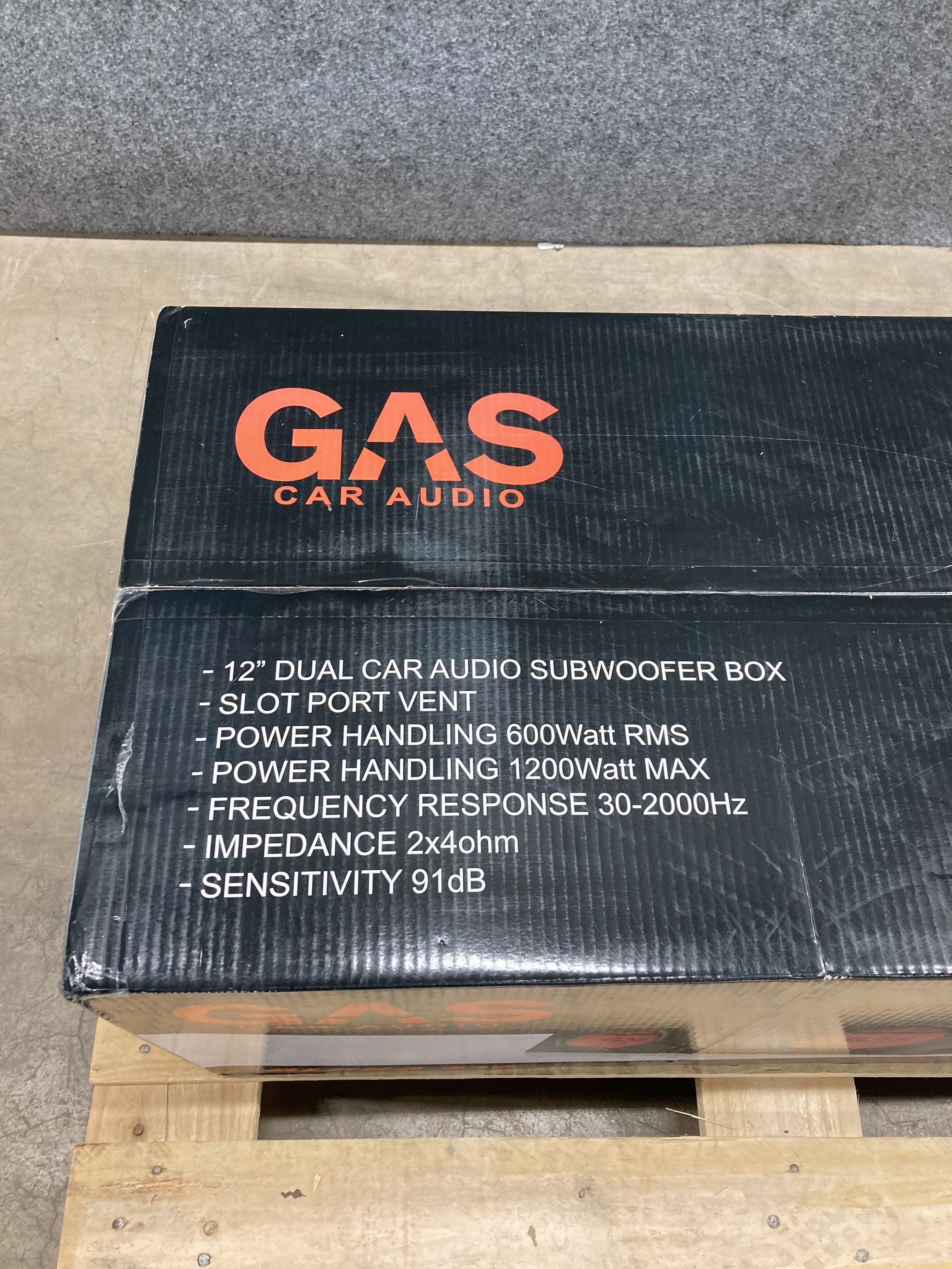 Bass box GAS Alpha212, 2x12", 600W RMS / 1200W MAX - PS Auction - We ...