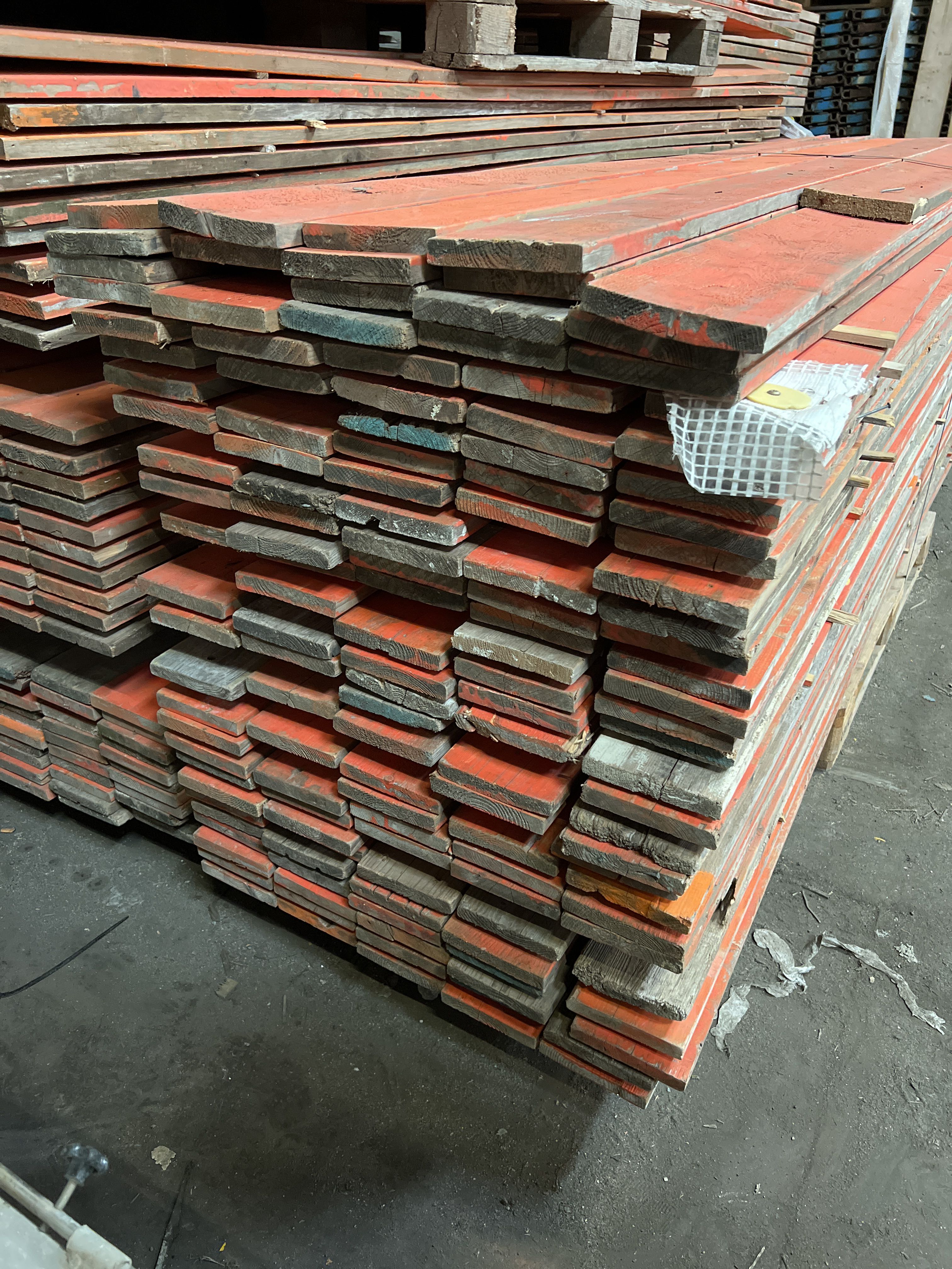 Kick protection for construction scaffolding, approx. 110 pieces, 3 ...