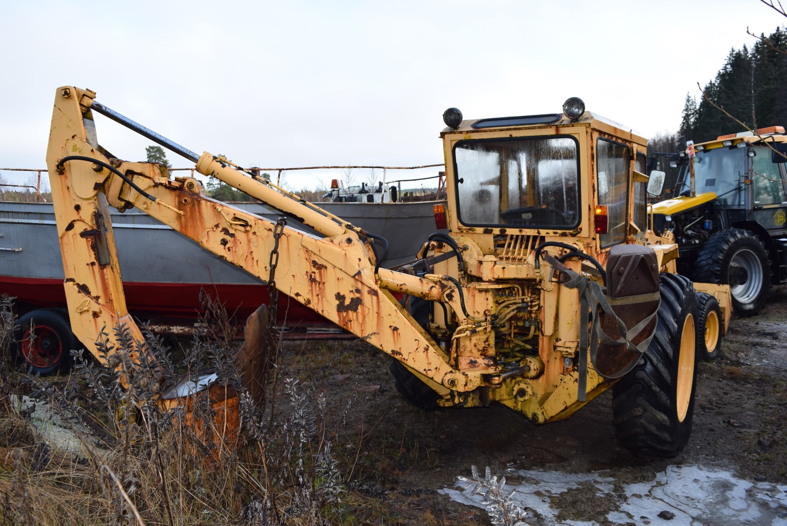 Backhoe loader Hymas 470 - 1970 - Rep. Object - PS Auction - We value ...
