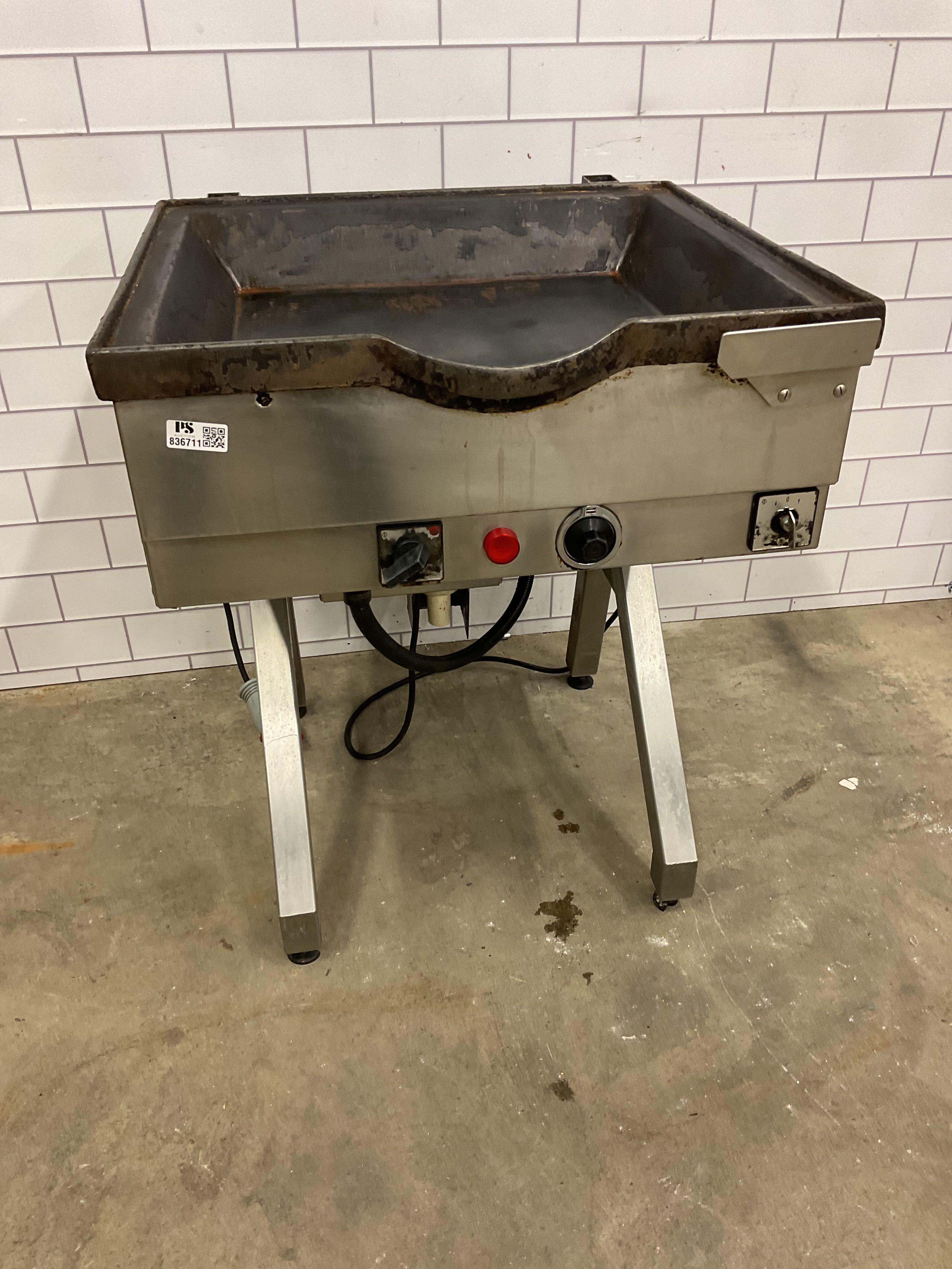 Frying table tiltable 70 x 70 cm - PS Auction - We value the future ...