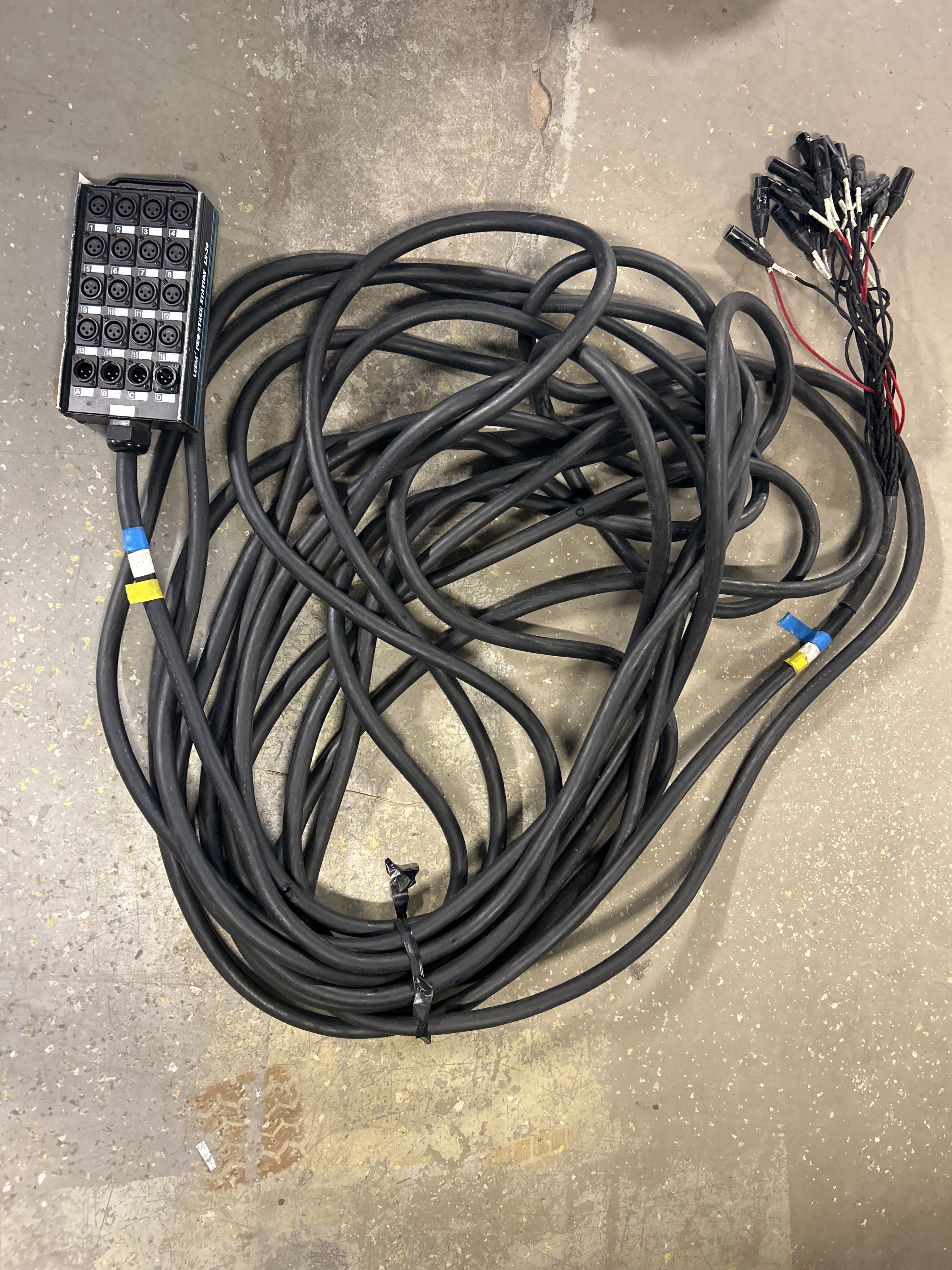 Multikabel 16/4 ca 28 meter - Leem Pro-Stage Station LS-20 - Auktioner ...