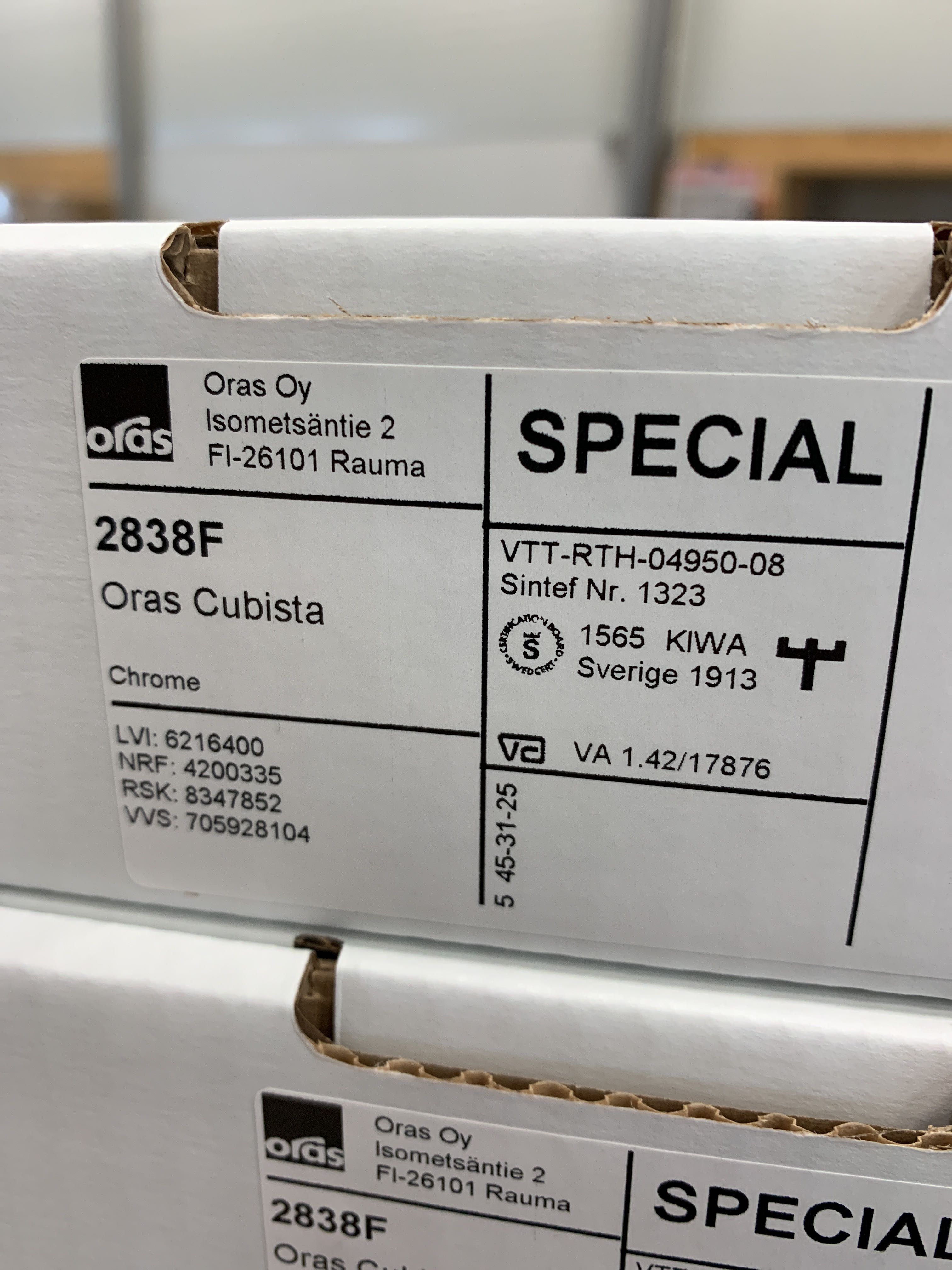 Kitchen faucet 1-Grip Soft-Pex Cubista ORAS - PS Auction - We value the ...