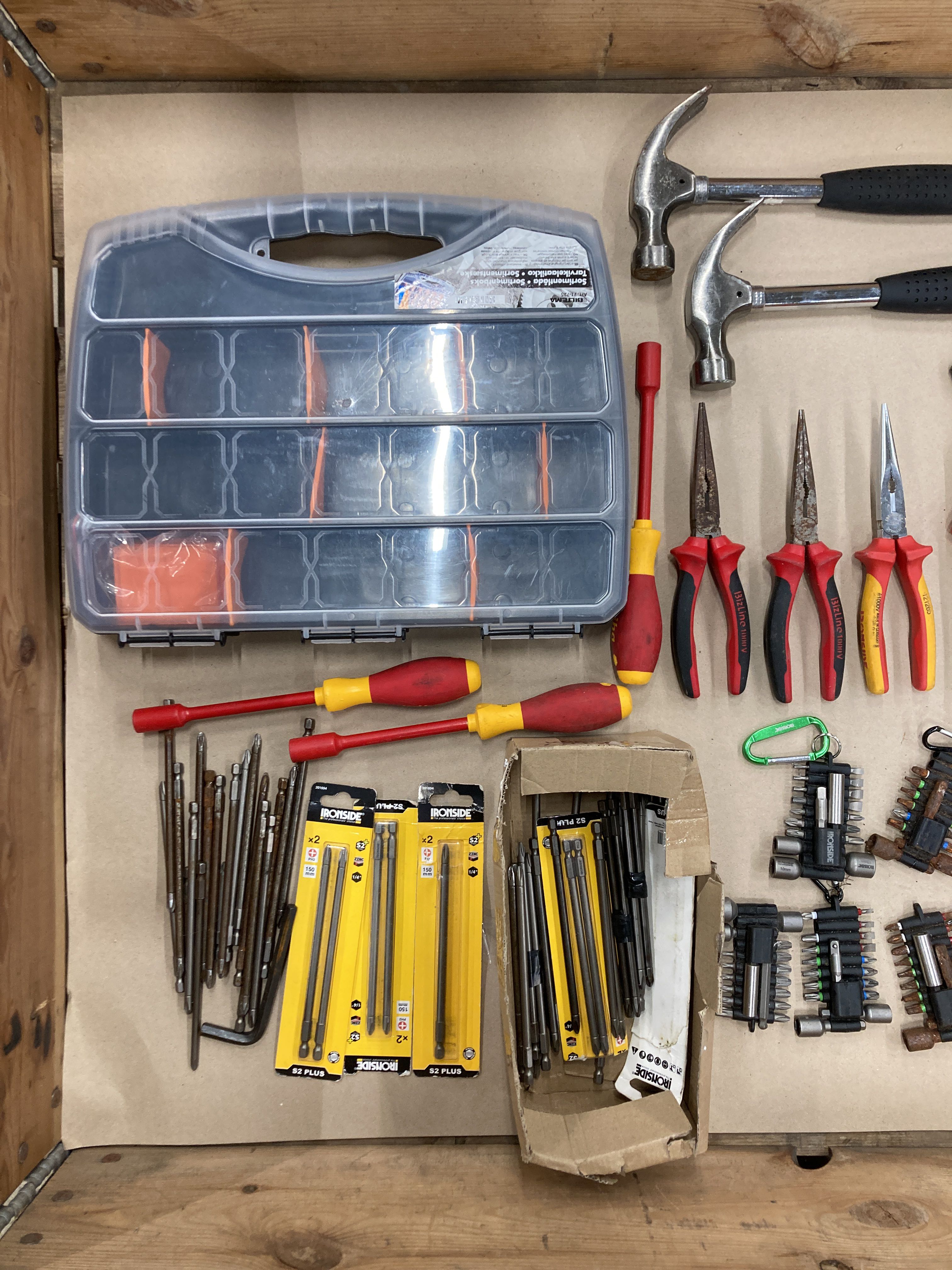 Assortment box, hand tools and bits - PS Auction - We value the future ...