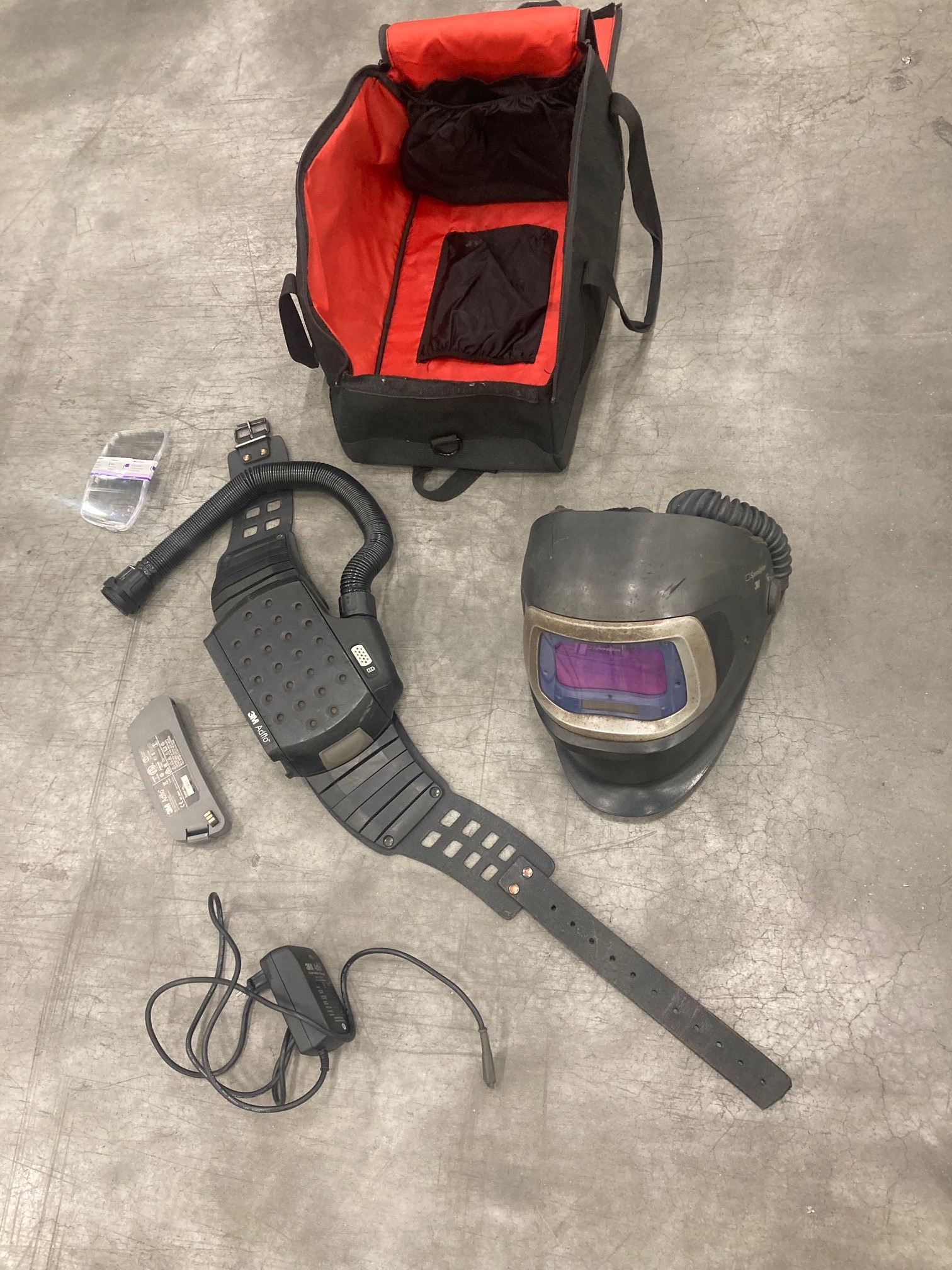 Welding helmet with fresh air 3M 9100FX & 3M Adflo incl. charger - PS ...