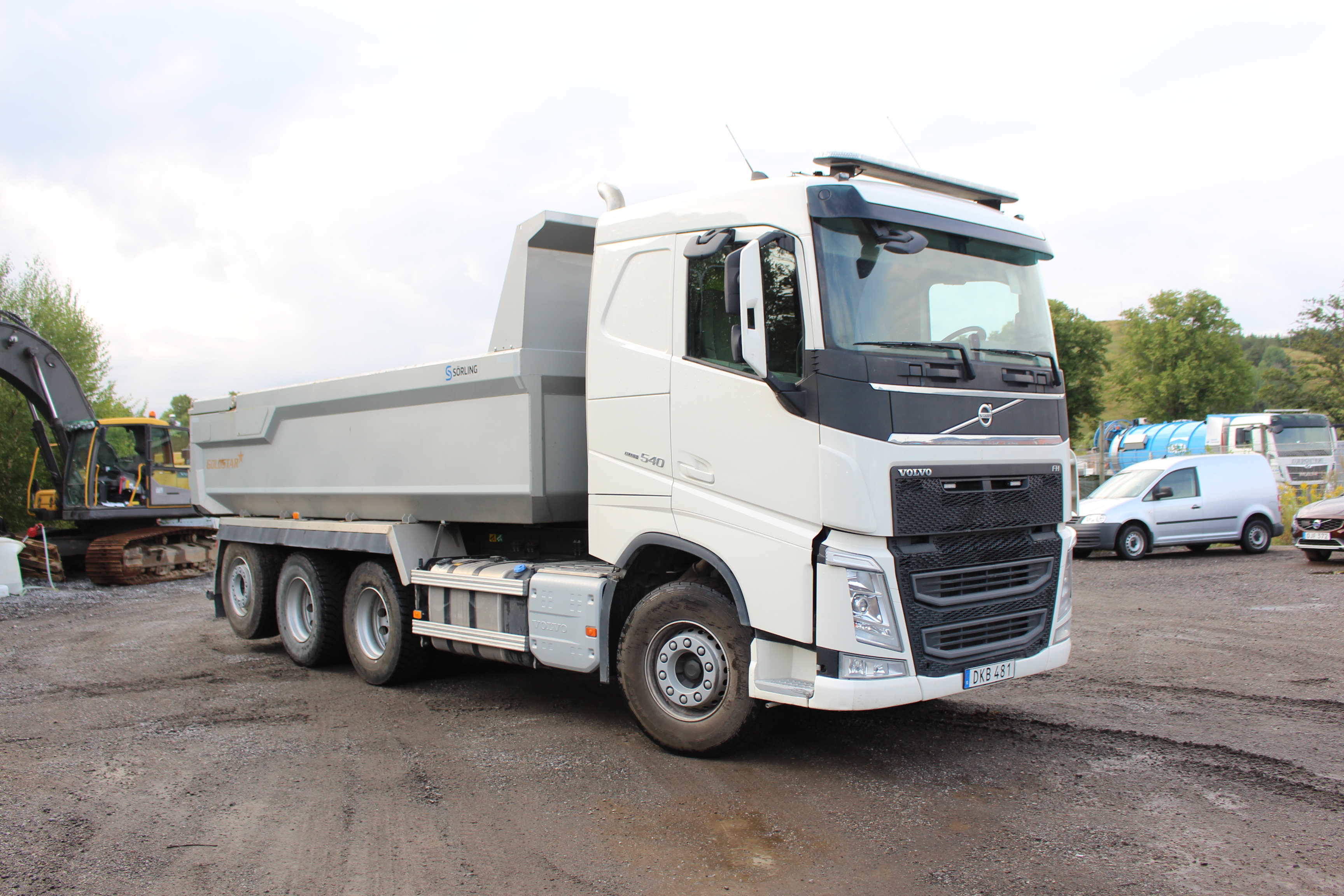 Volvo FH 540 Grusbil 8x4. Reg.nr: DKB481 -18 52075 km Euro 6 ...