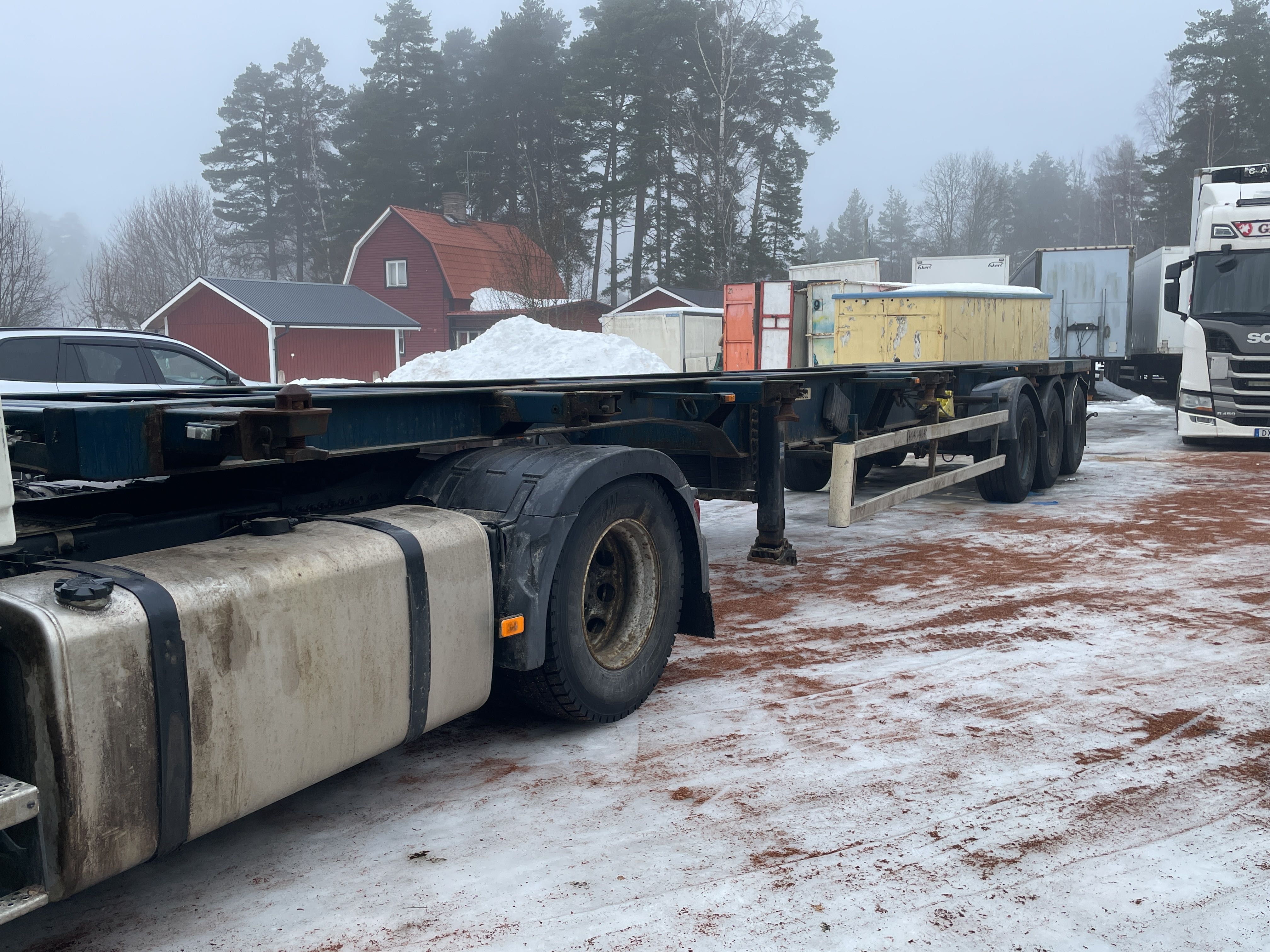 SCHWERINER CS 40 Container trailer - PS Auction - We value the future ...