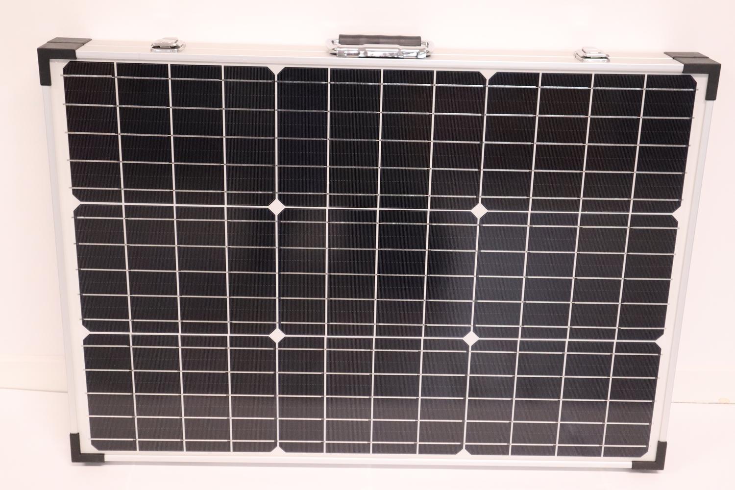 Foldable solar panel 120 watts, 12 volts - PS Auction - We value the ...