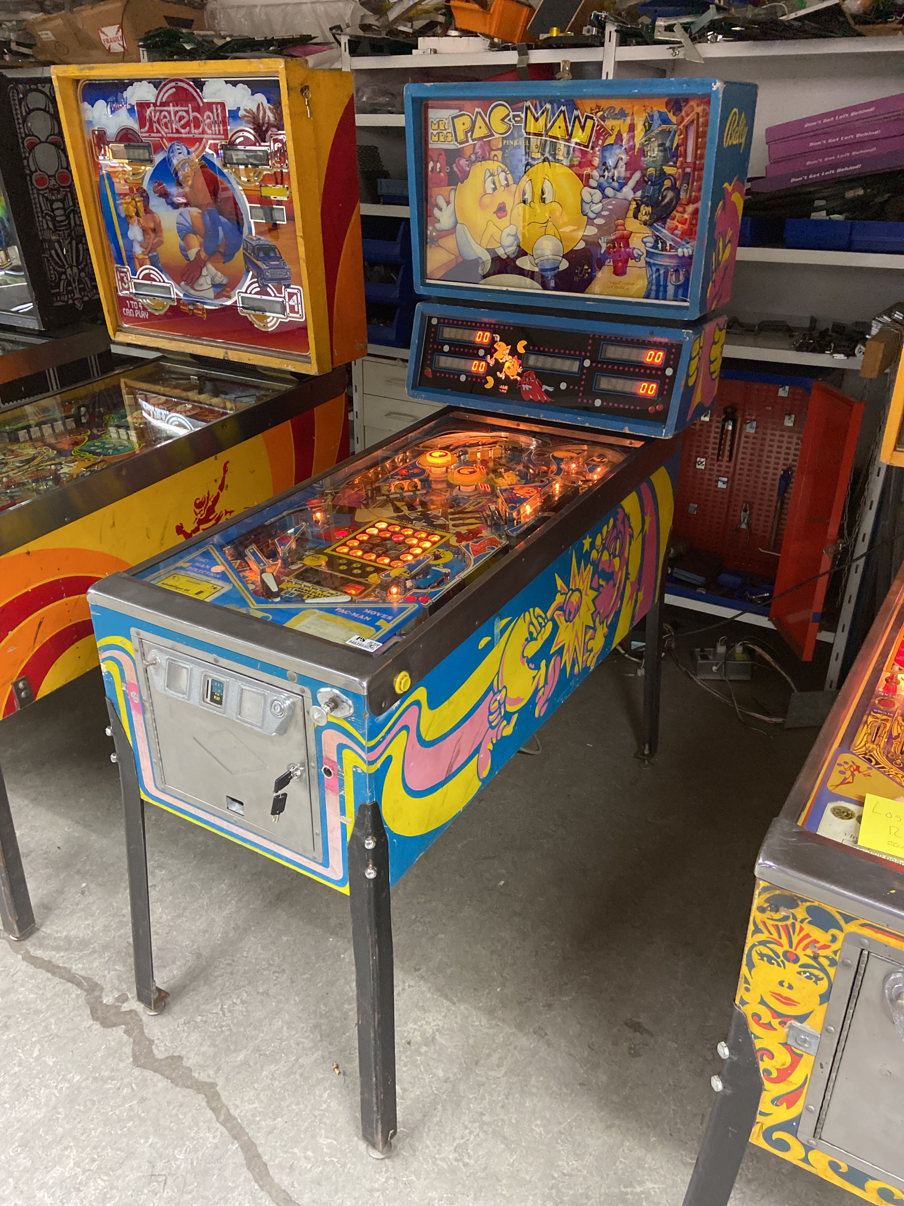 Pinball game Pac Man - PS Auction - We value the future - Largest in ...