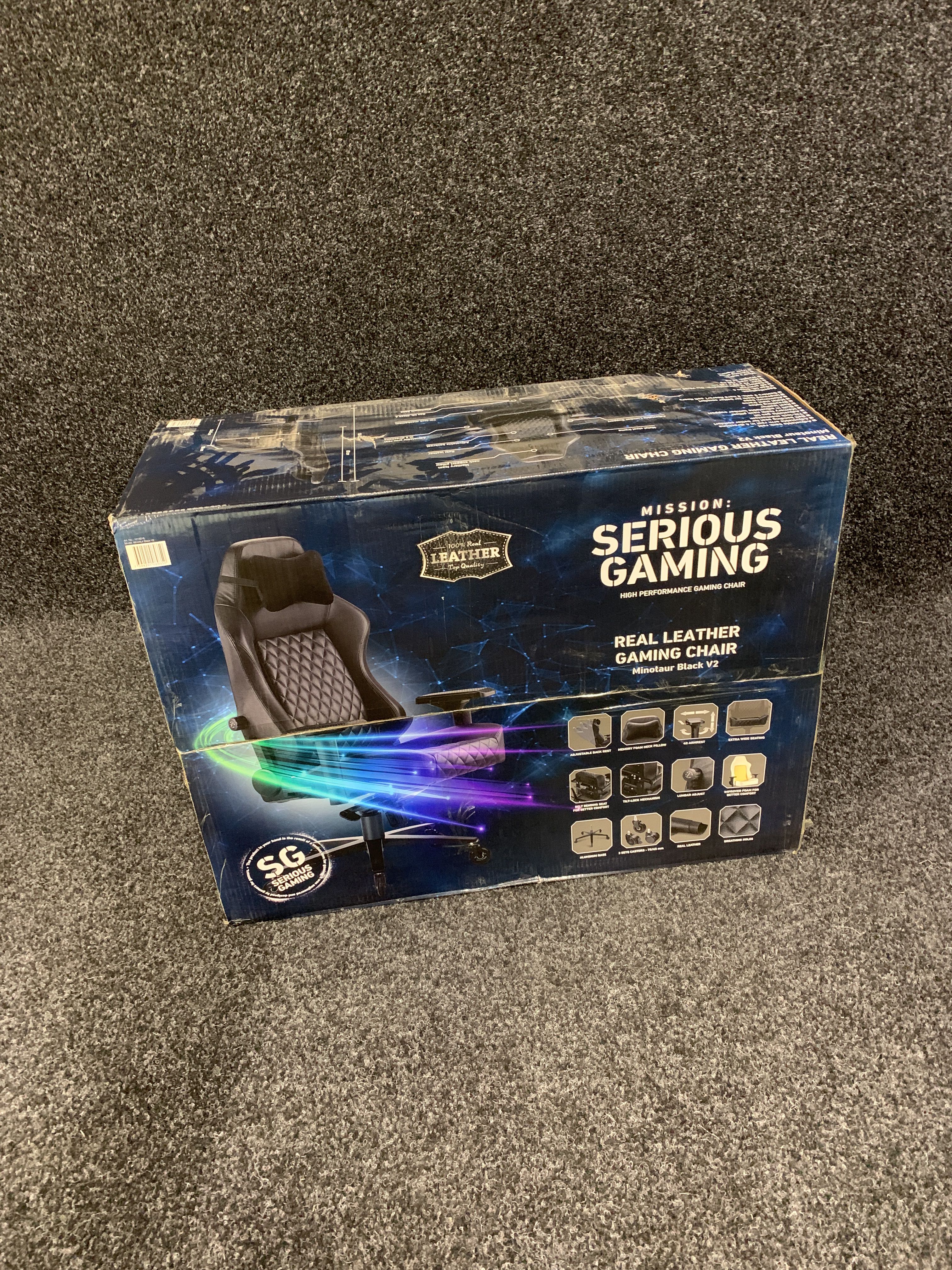 Gamingstol Mission SG Minotaur Black V2 - Auktioner online ...