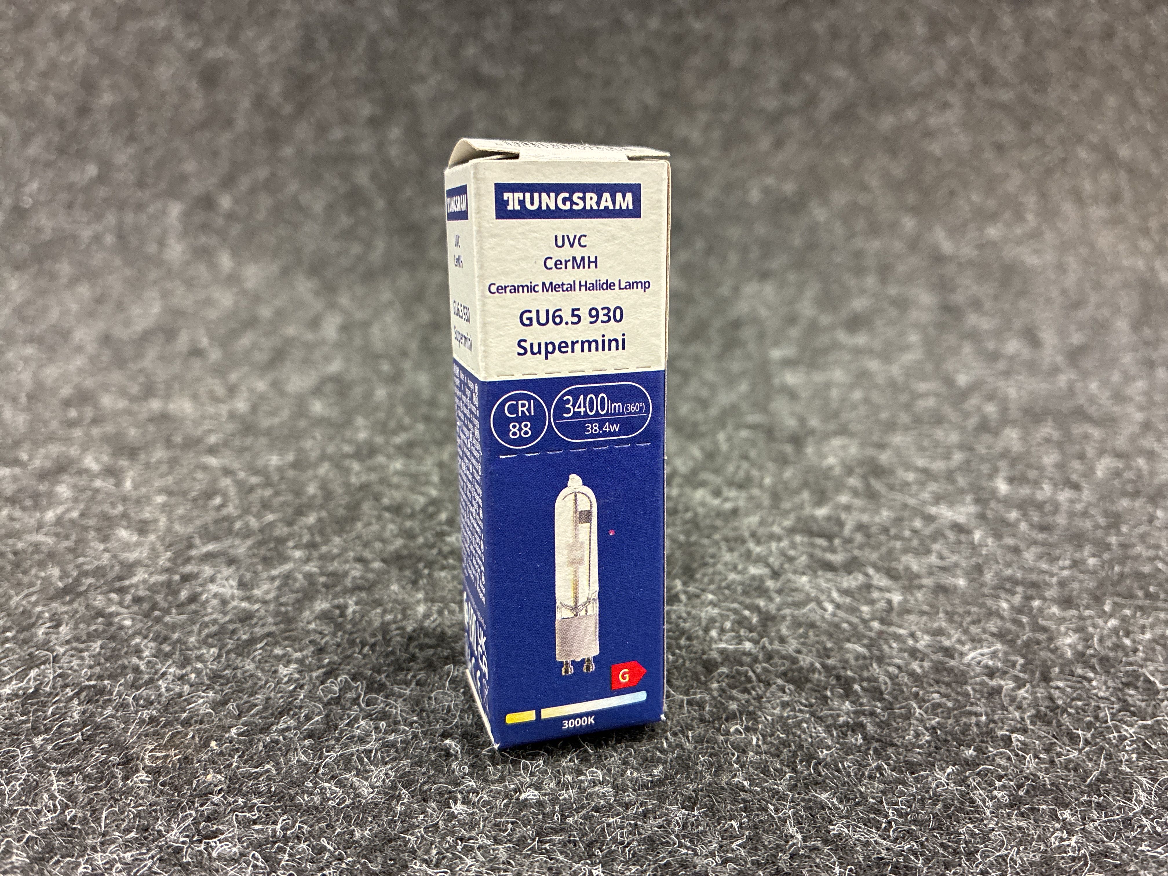 144 metal halogen lamps Tungsram Supermini GU6.5 930 - PS Auction - We ...