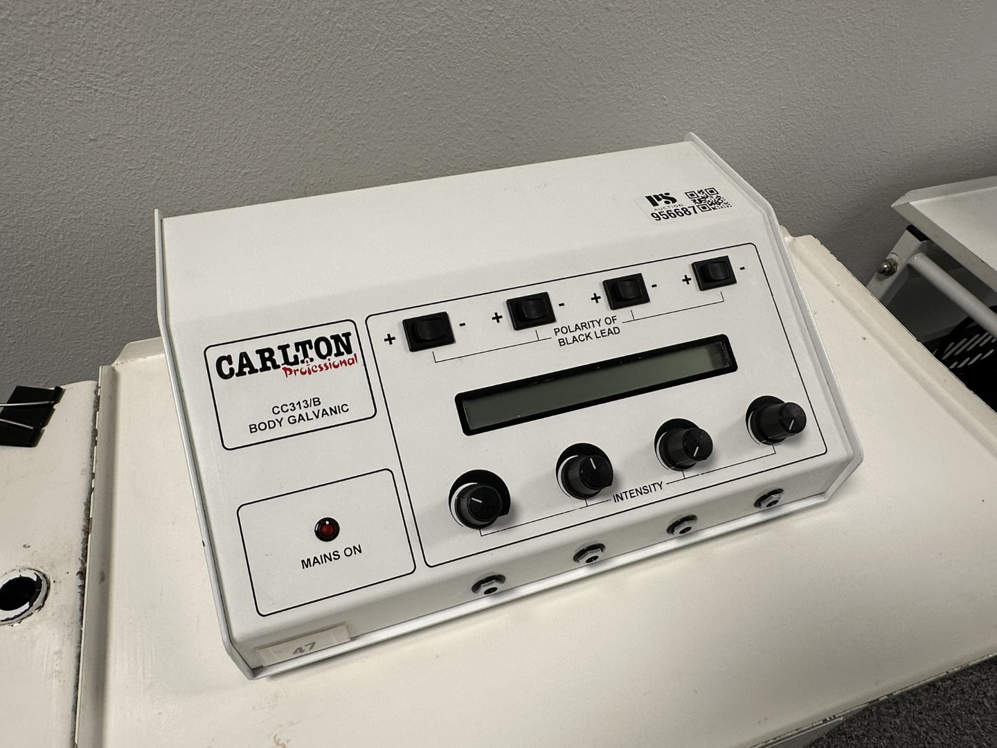 Kroppsgalvaniskt instrument Carlton CC 313B Body Galvanic, rullbord ...