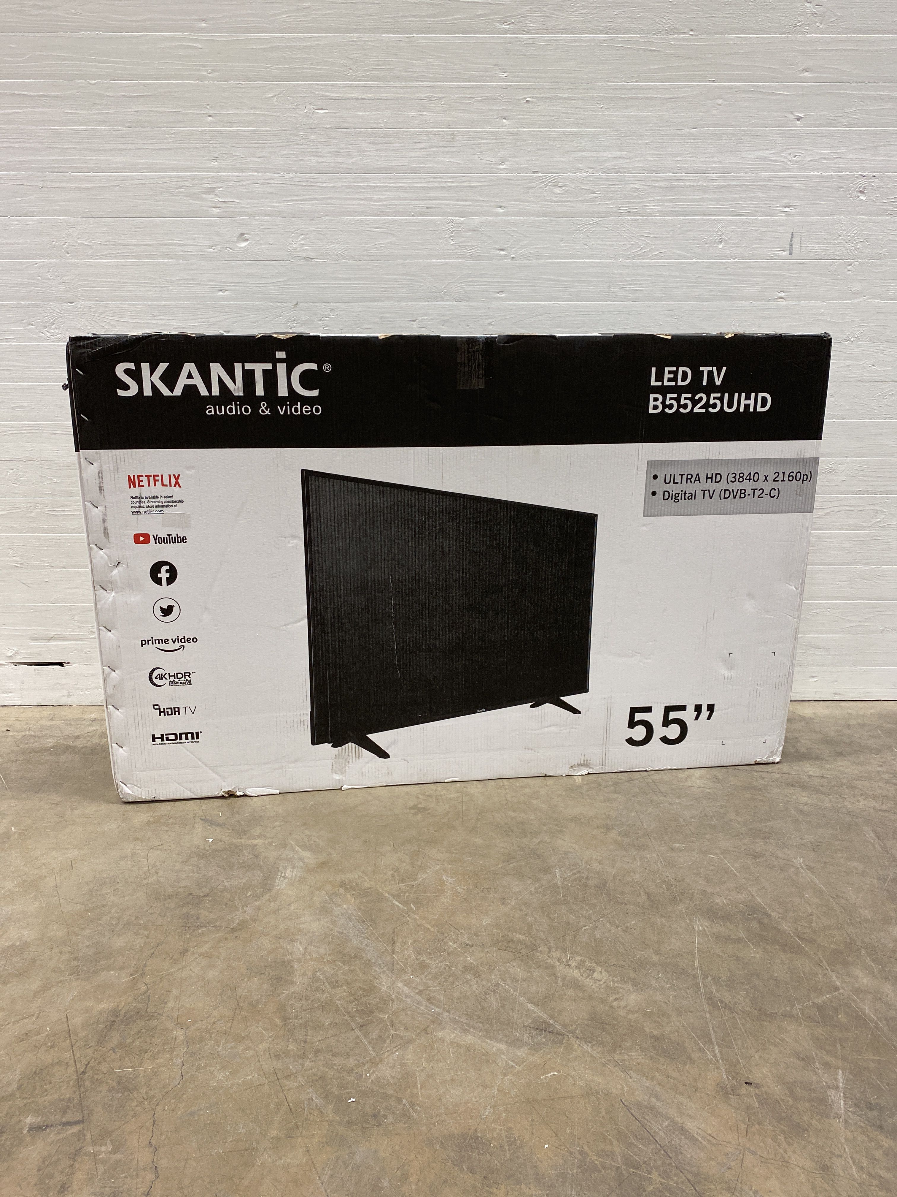 55" Ultra HD-TV Skantic B5525UHD - Auktioner online - Nätauktioner ...