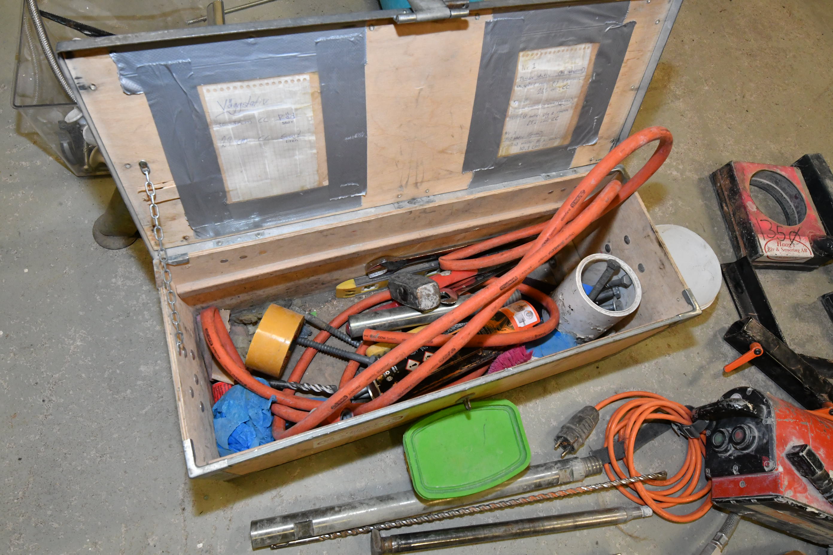 Core drilling machine WEKA SR 35 + div. accessories - PS Auction - We value the future - Largest ...