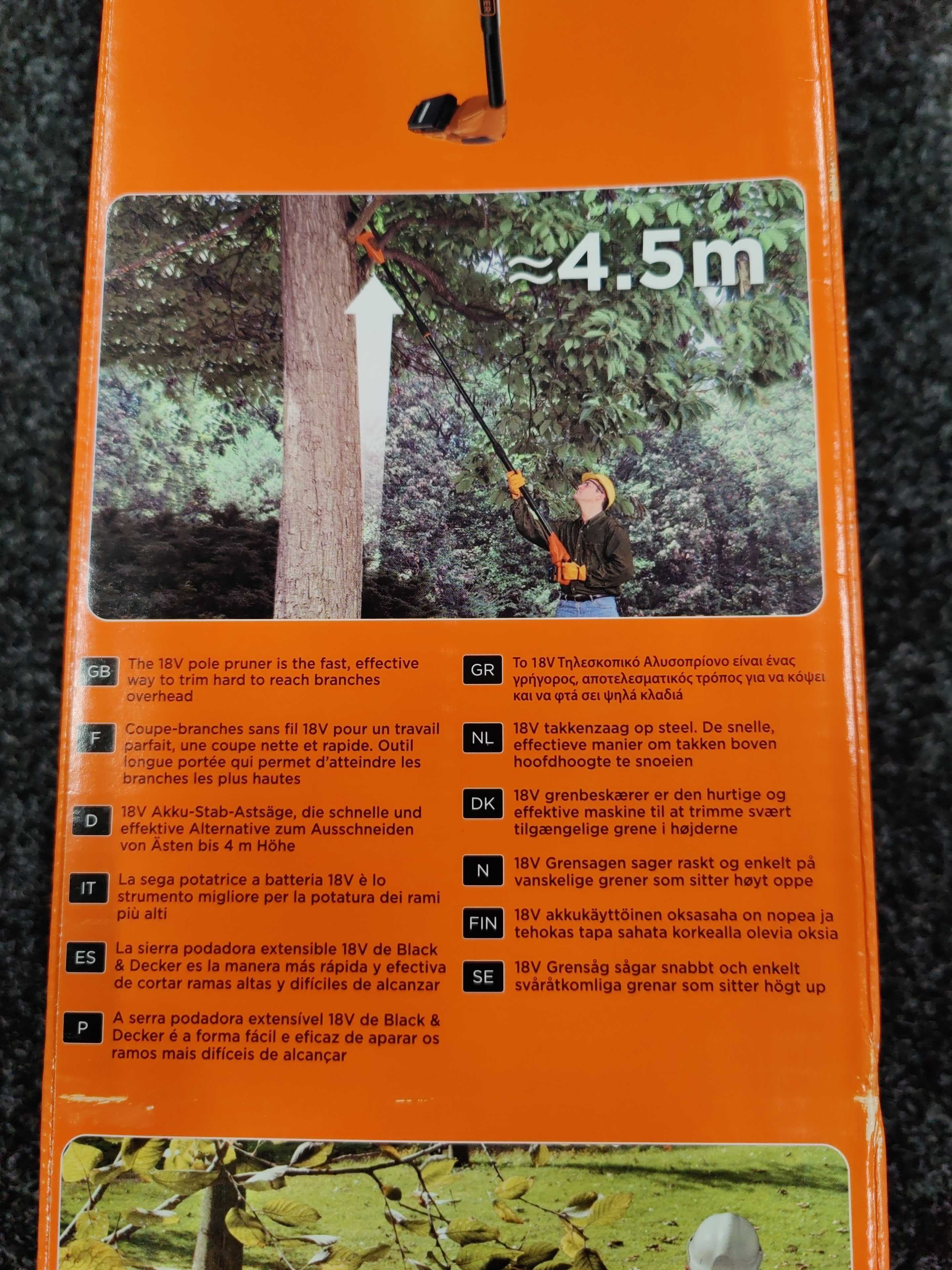 Grensåg Black & Decker GPC1820L20-QW 18V - Auktioner online ...
