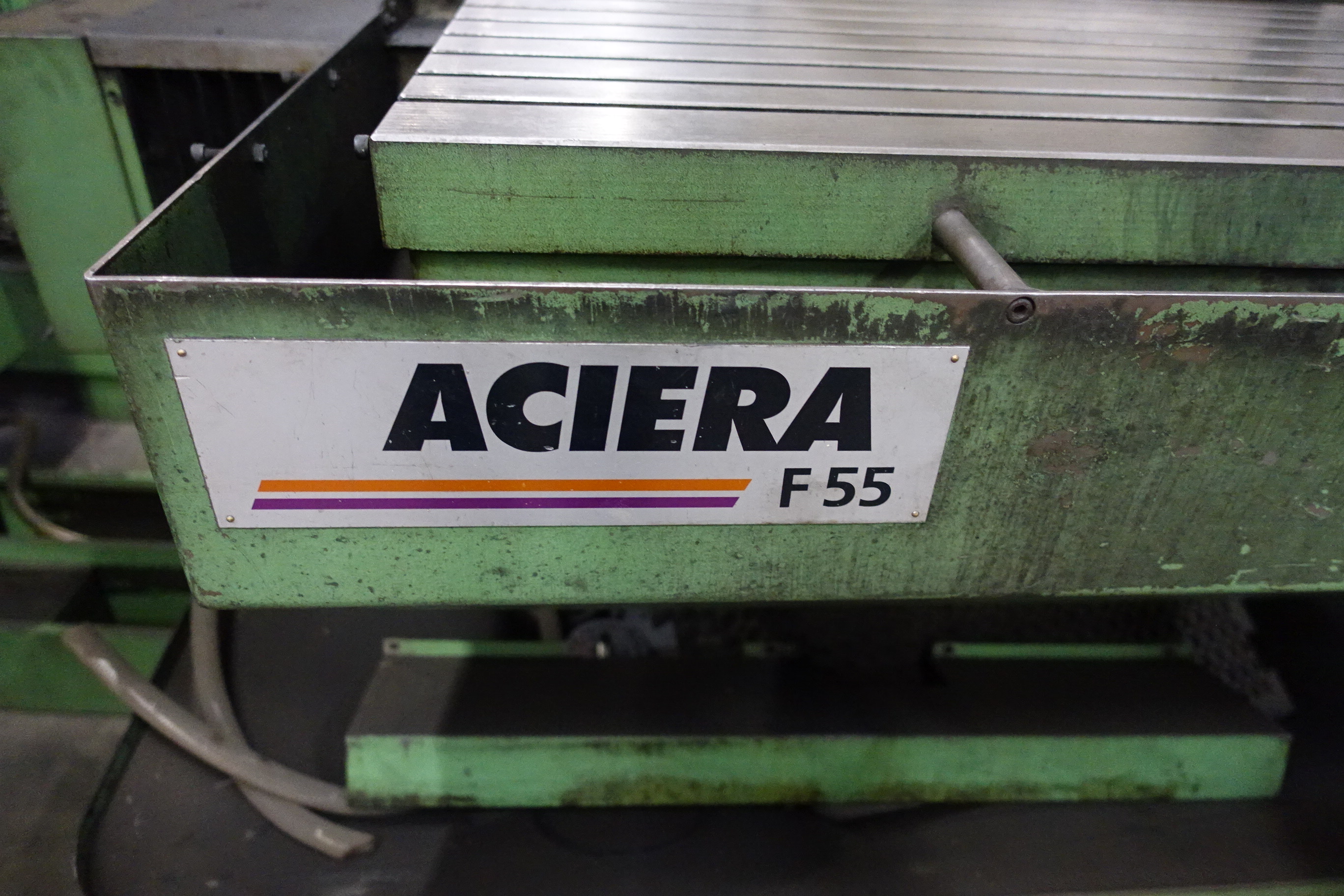 CNC Cutter Aciera F55, Working range, X = 550 mm, Z = 520 mm, Y = 520 ...