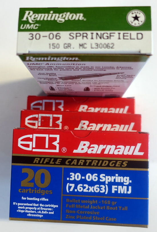 30-06 Spring 168gr FMJ steel sleeve, 60 pcs, and 30-06 Springfield ...