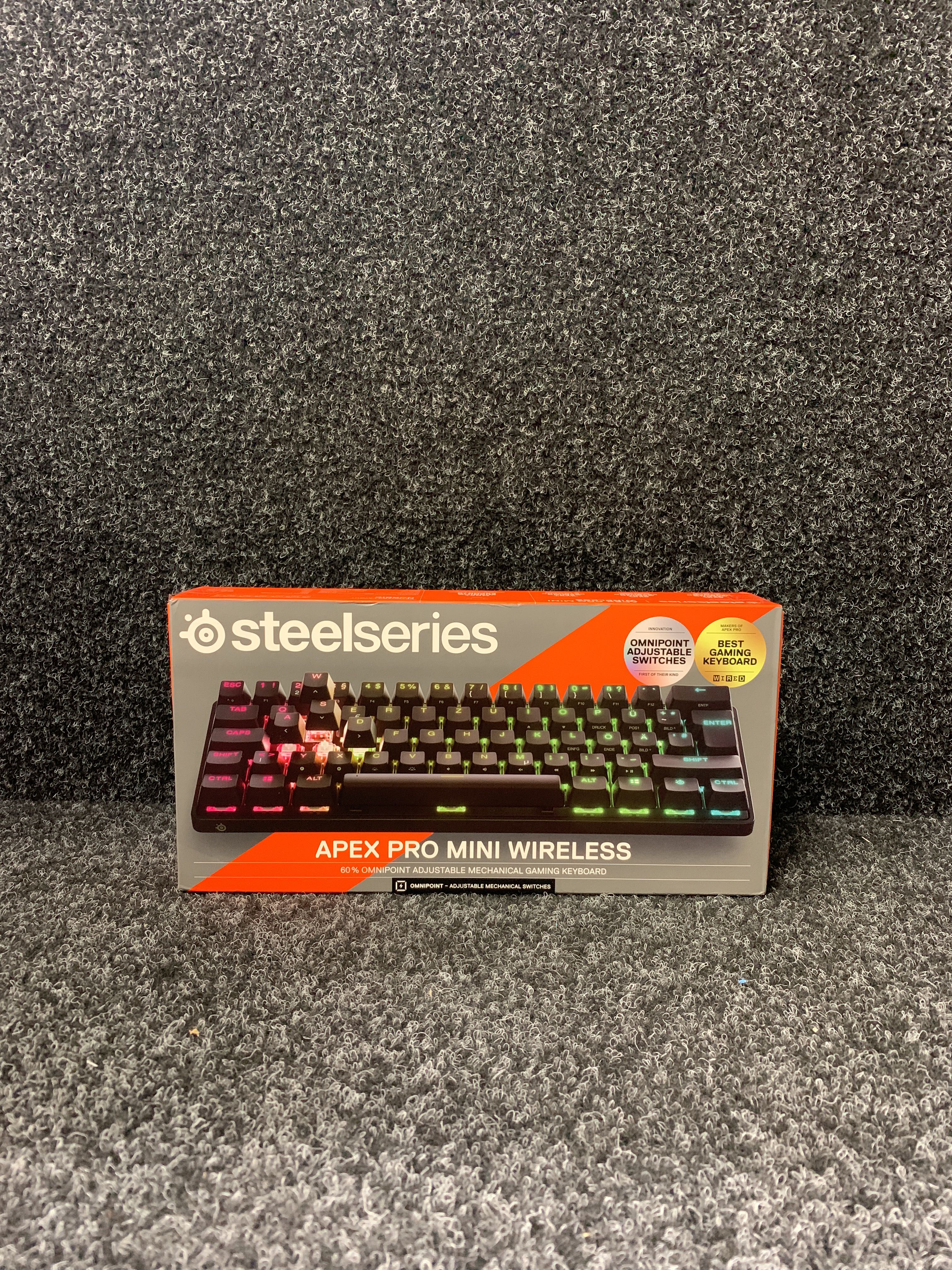 Trådlöst gamingtangentbord SteelSeries Apex Pro Mini WL NOR - Auktioner ...