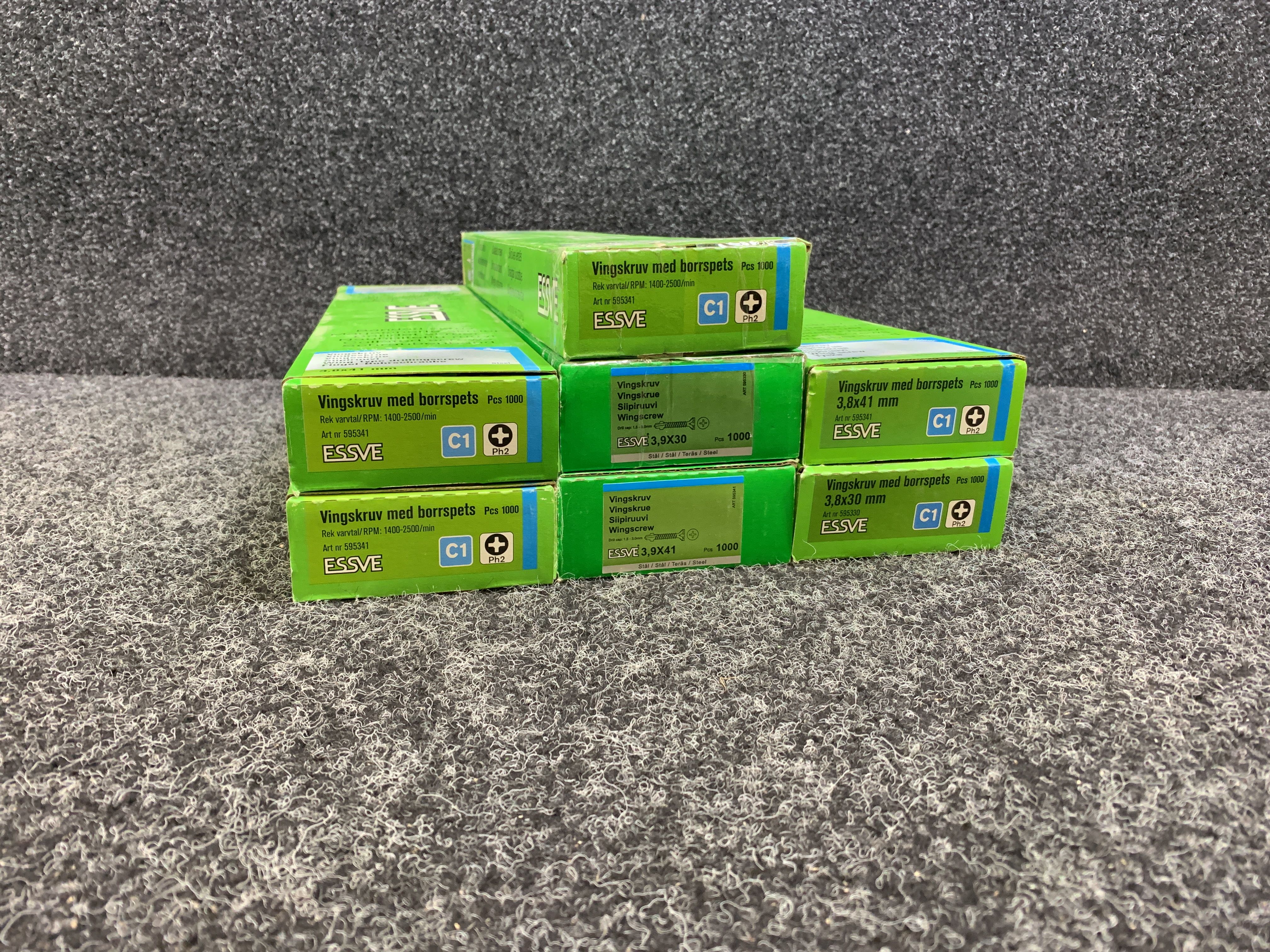 7 pcs Packs banded wing screw, Essve - PS Auction - We value the future ...