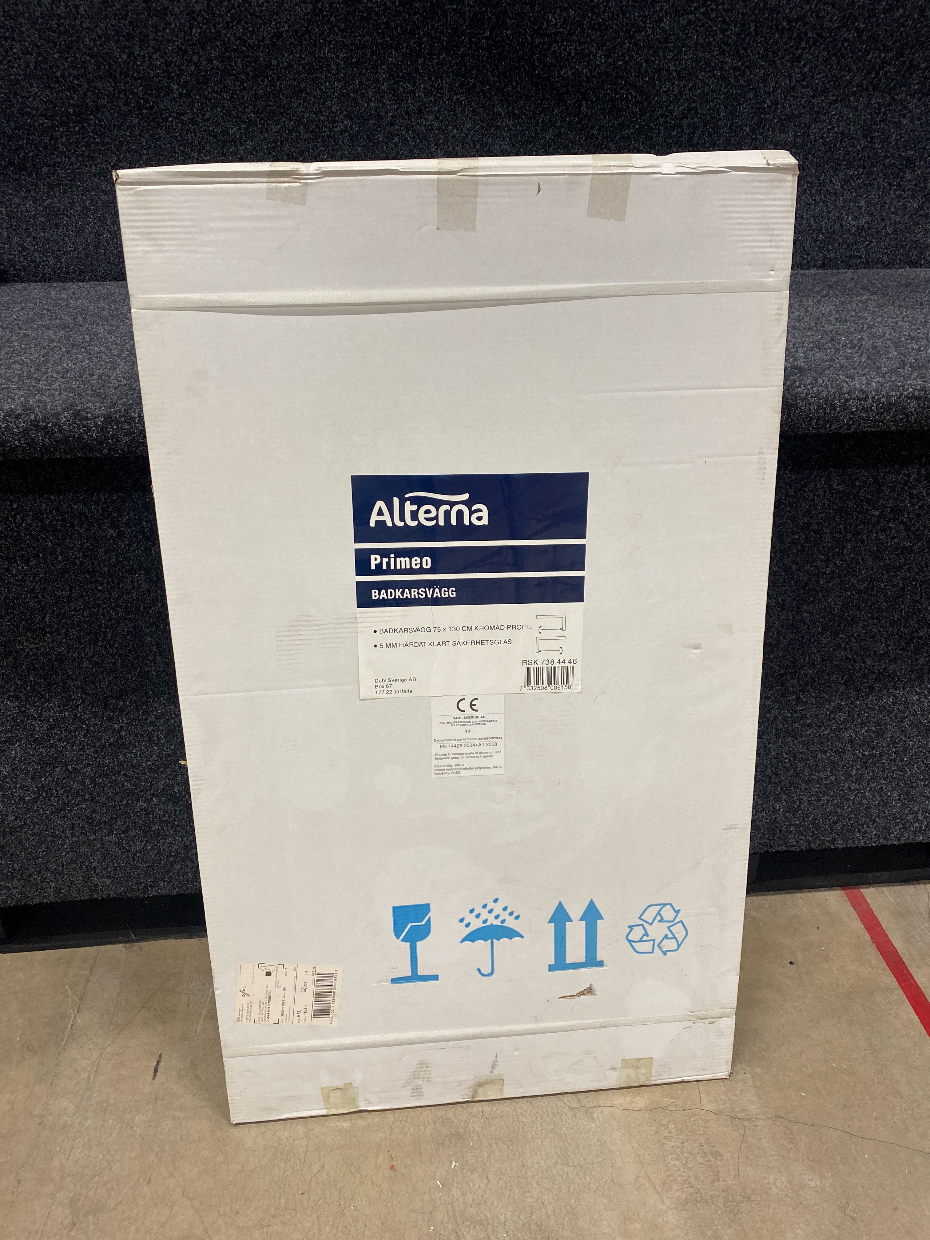 Bath screen door Alterna Picto, 1300x750 mm - PS Auction - We value the ...