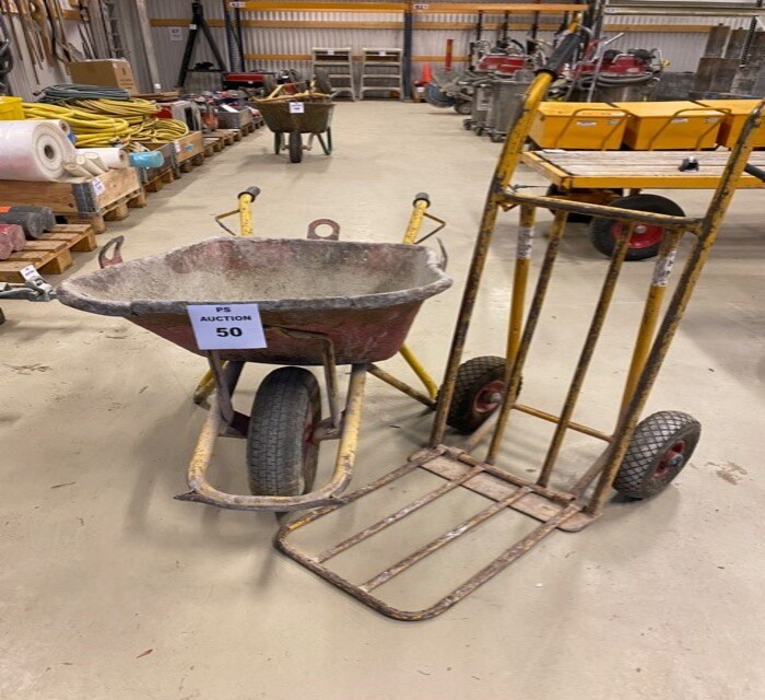 Wheelbarrow and Sack wheelbarrow - PS Auction - We value the future ...