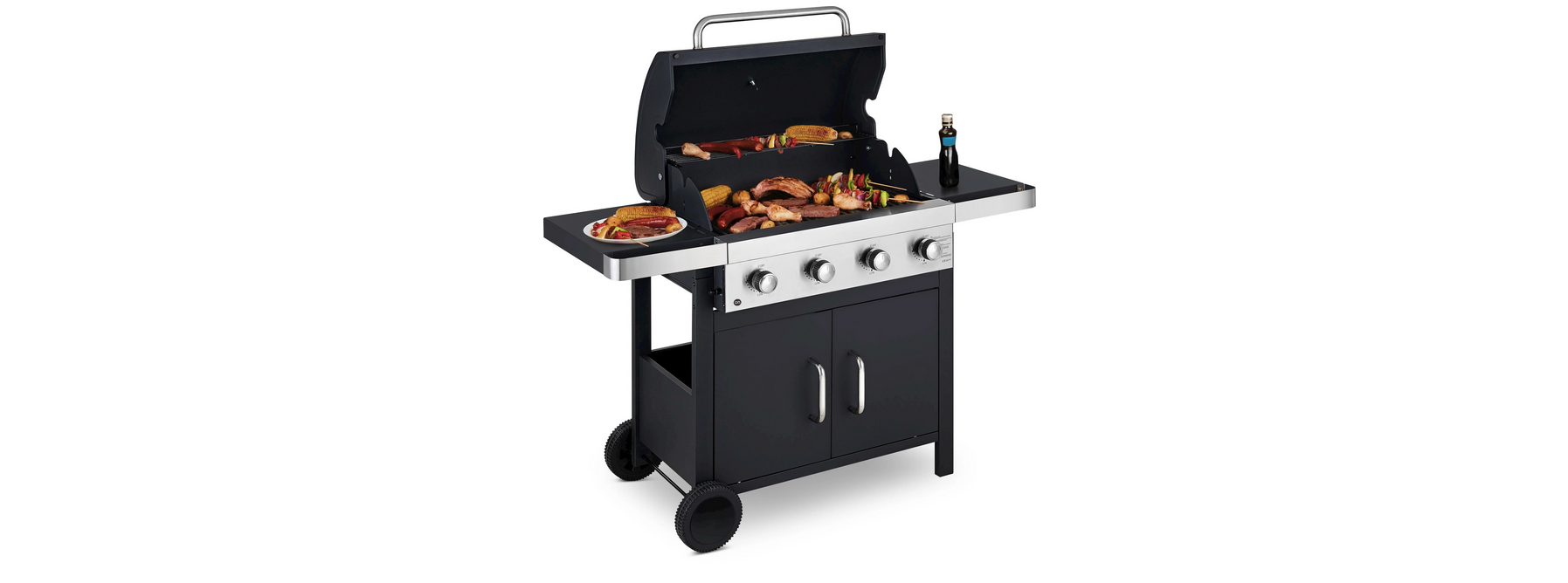 Simple gas grill ON Gas Grill 4 Burner - PS Auction - We value the ...