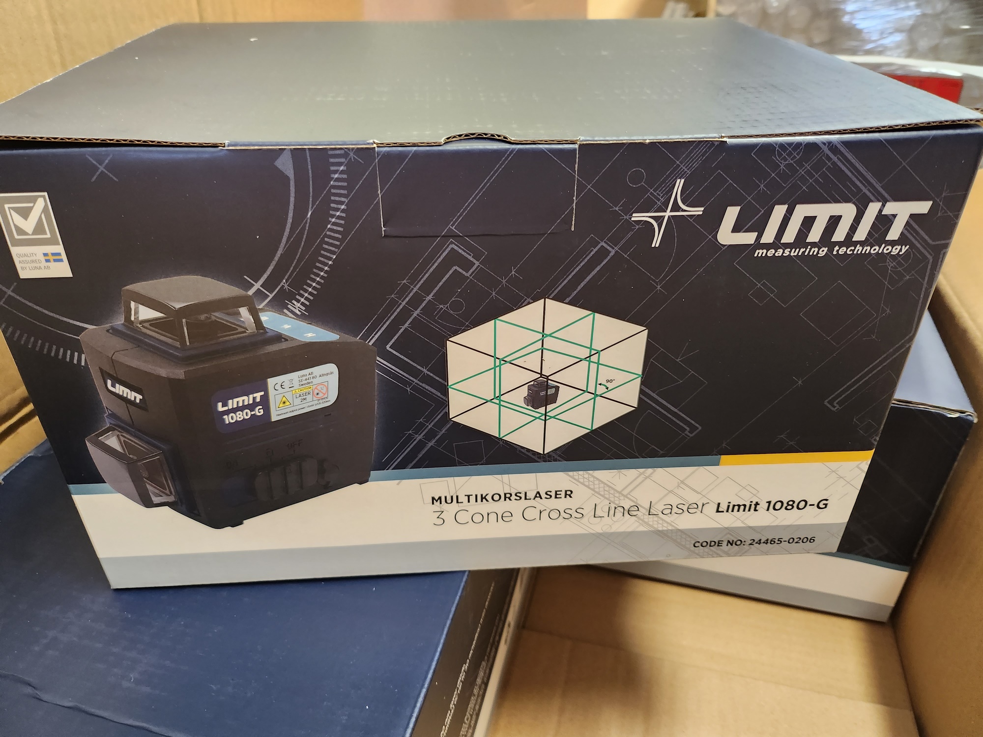 Limit 1080-G multikorslaser - Frakt ingår - Auktioner online ...