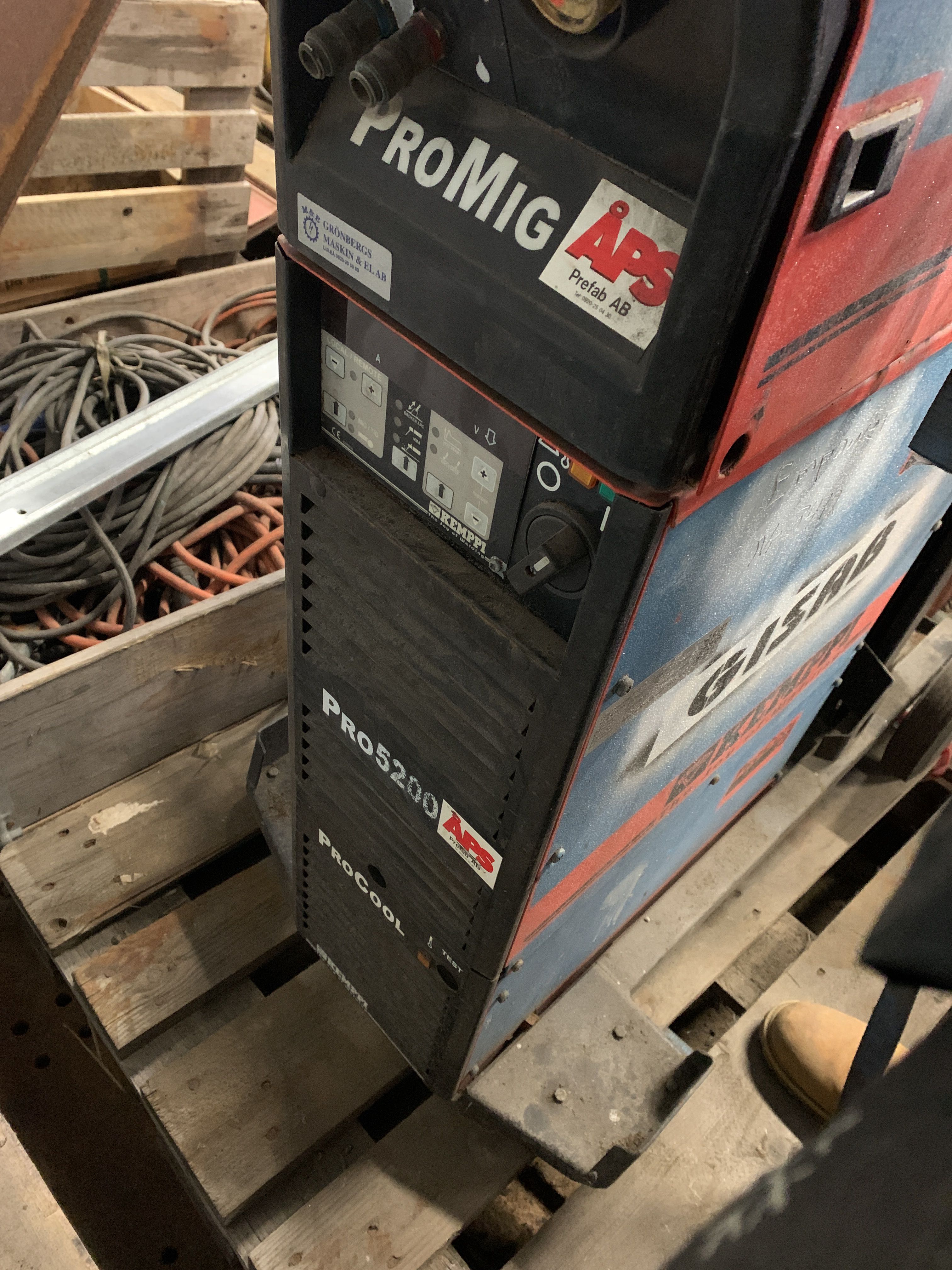 MIG welder Kemppi PRO 5200 Evolution with cooler and feeder - PS ...