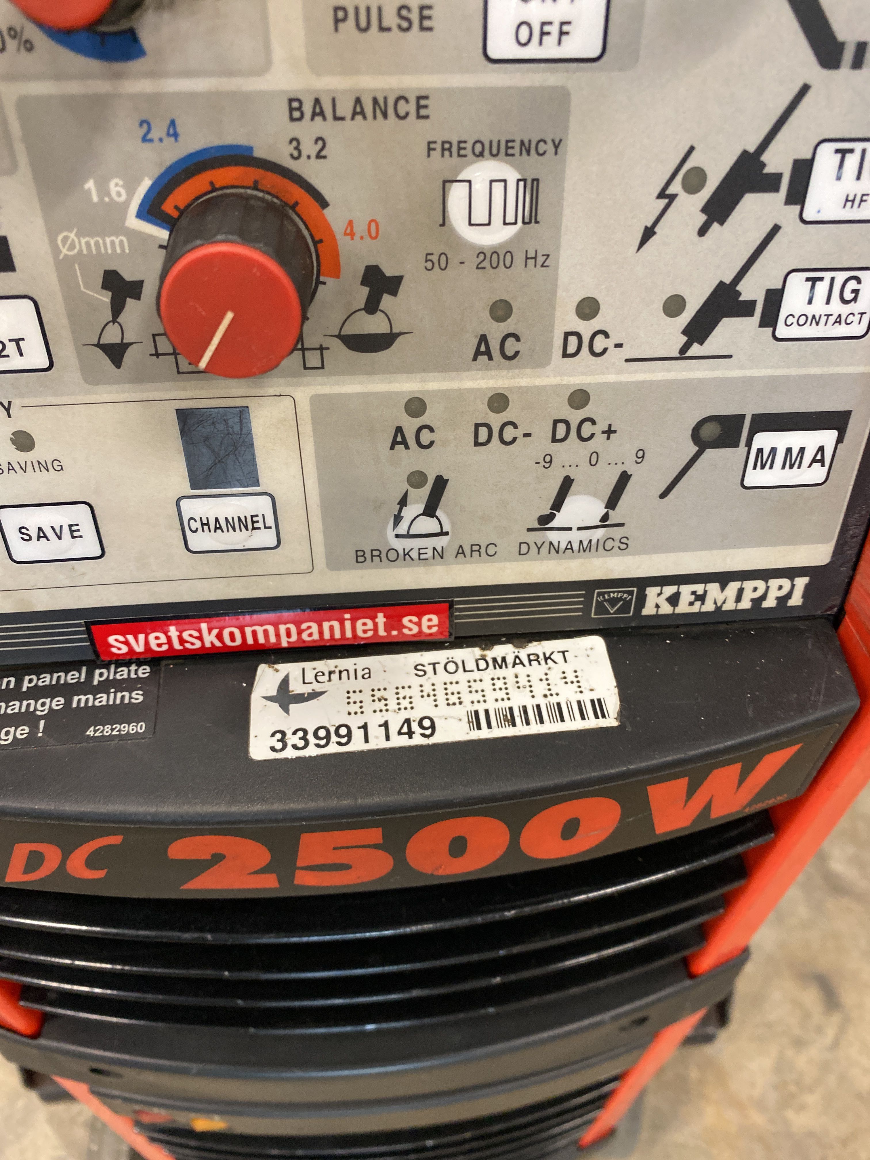 Migsvets Kemppi Mastertig 2500W AC/DC - PS Auction - We value the ...