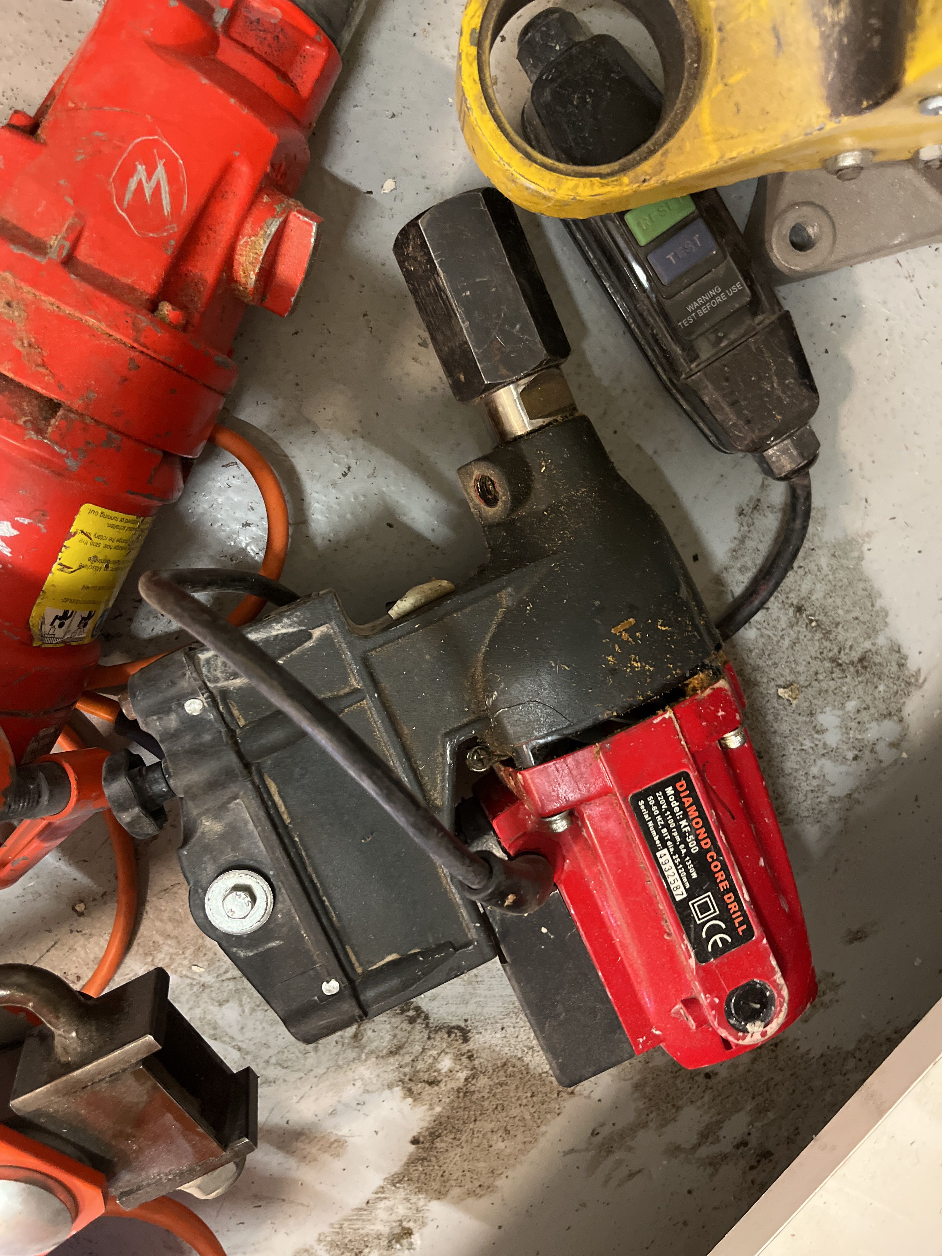 Core drill with accessories, Weka & Husqvarna - PS Auction - We value the future - Largest in ...