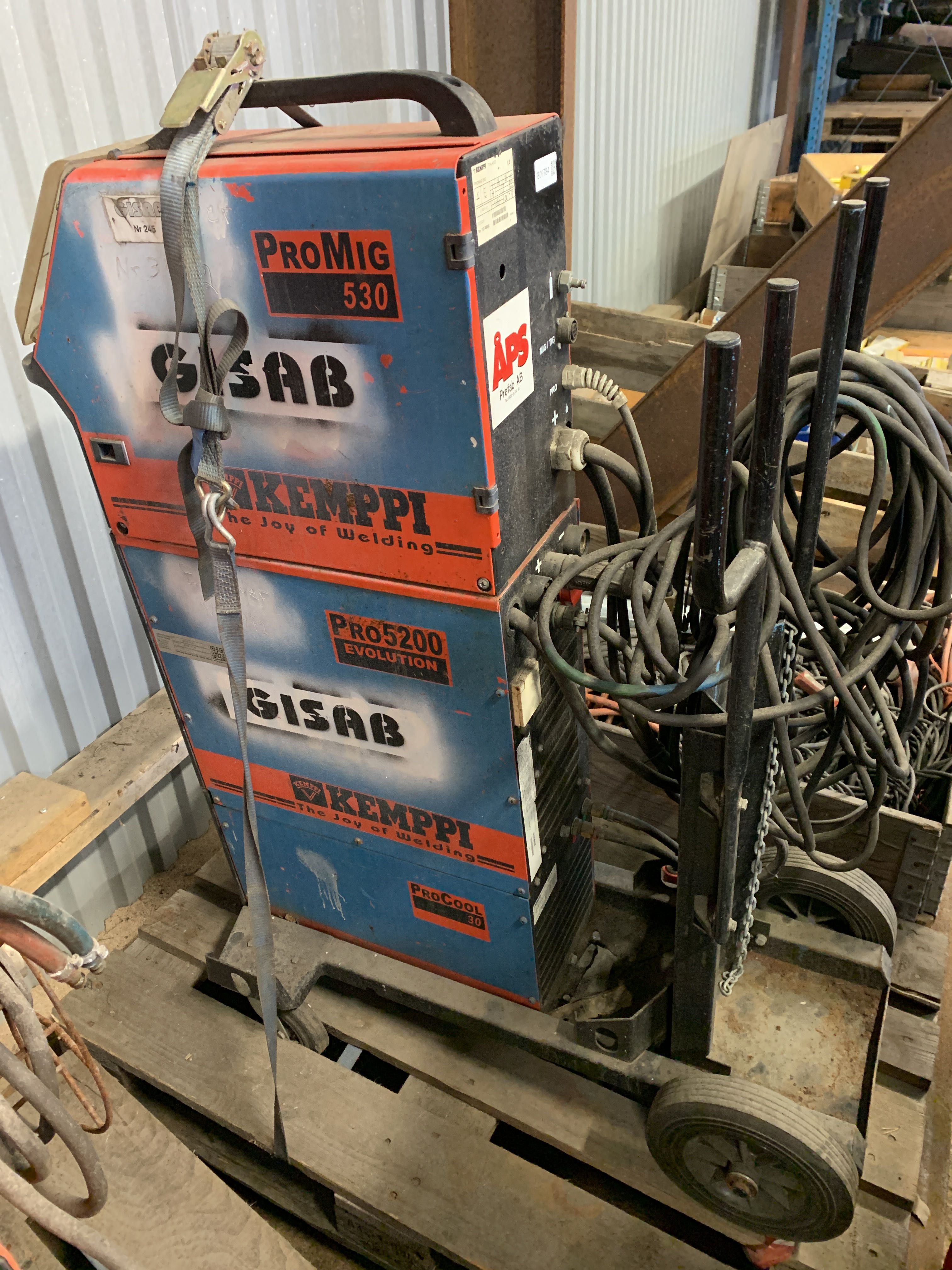 MIG welder Kemppi PRO 5200 Evolution with cooler and feeder - PS ...