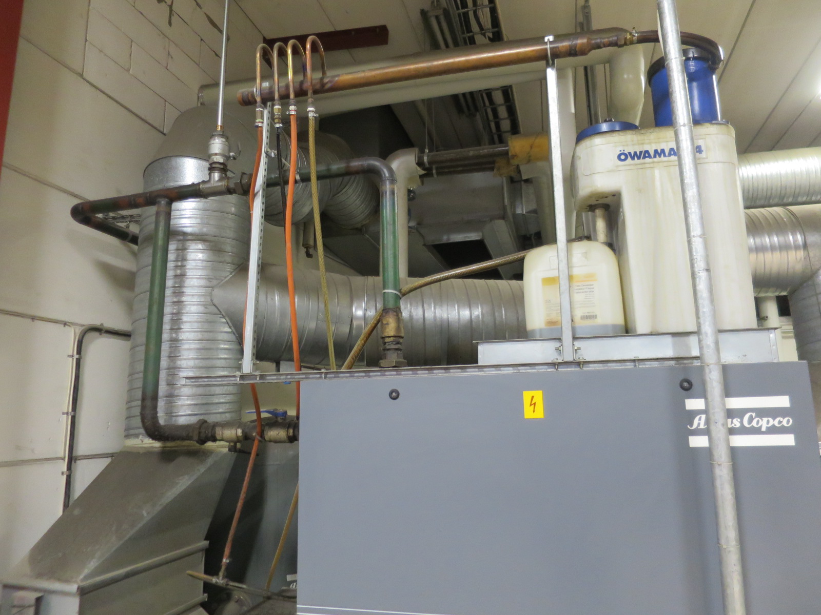 Atlas Copco screw compressor GA37VSD FF - PS Auction - We value the ...