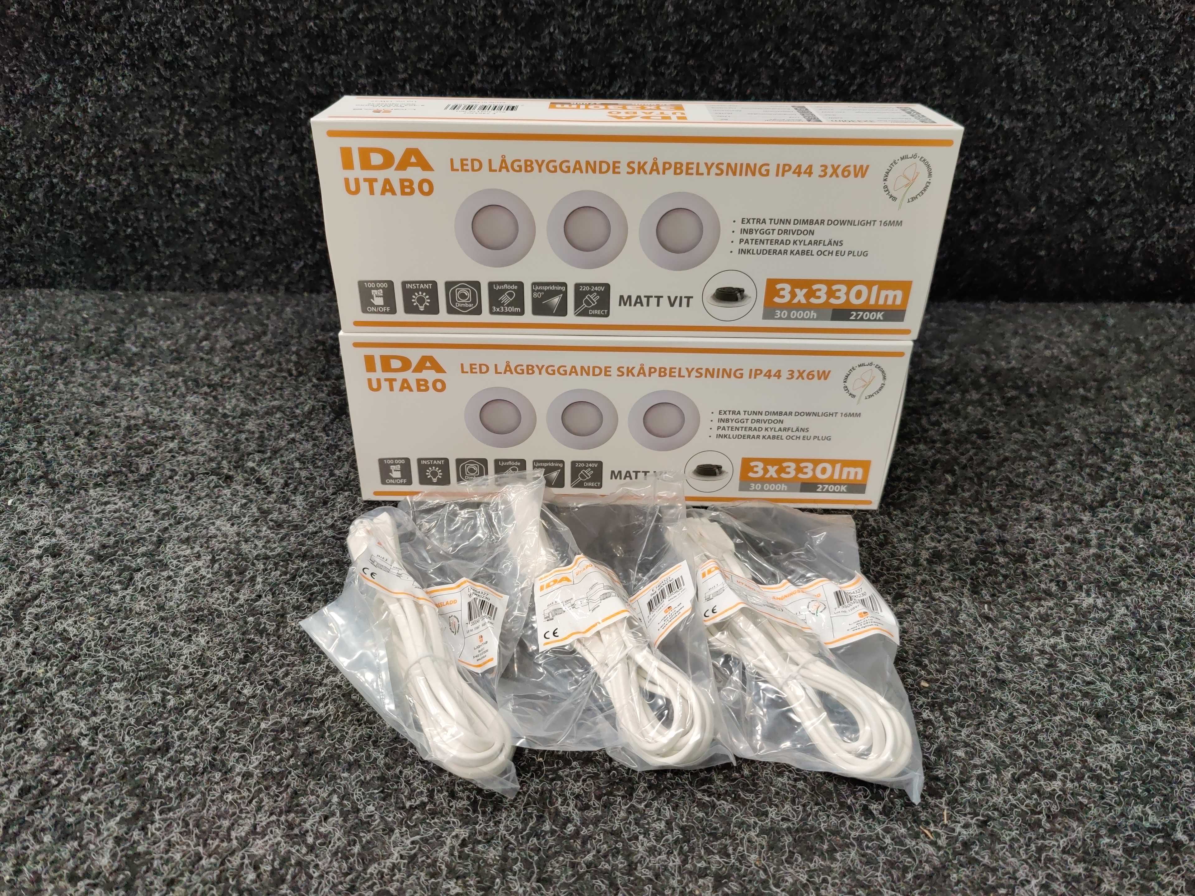 6 st Downlight IDA Utabo LED IP44 2700K - Auktioner online ...