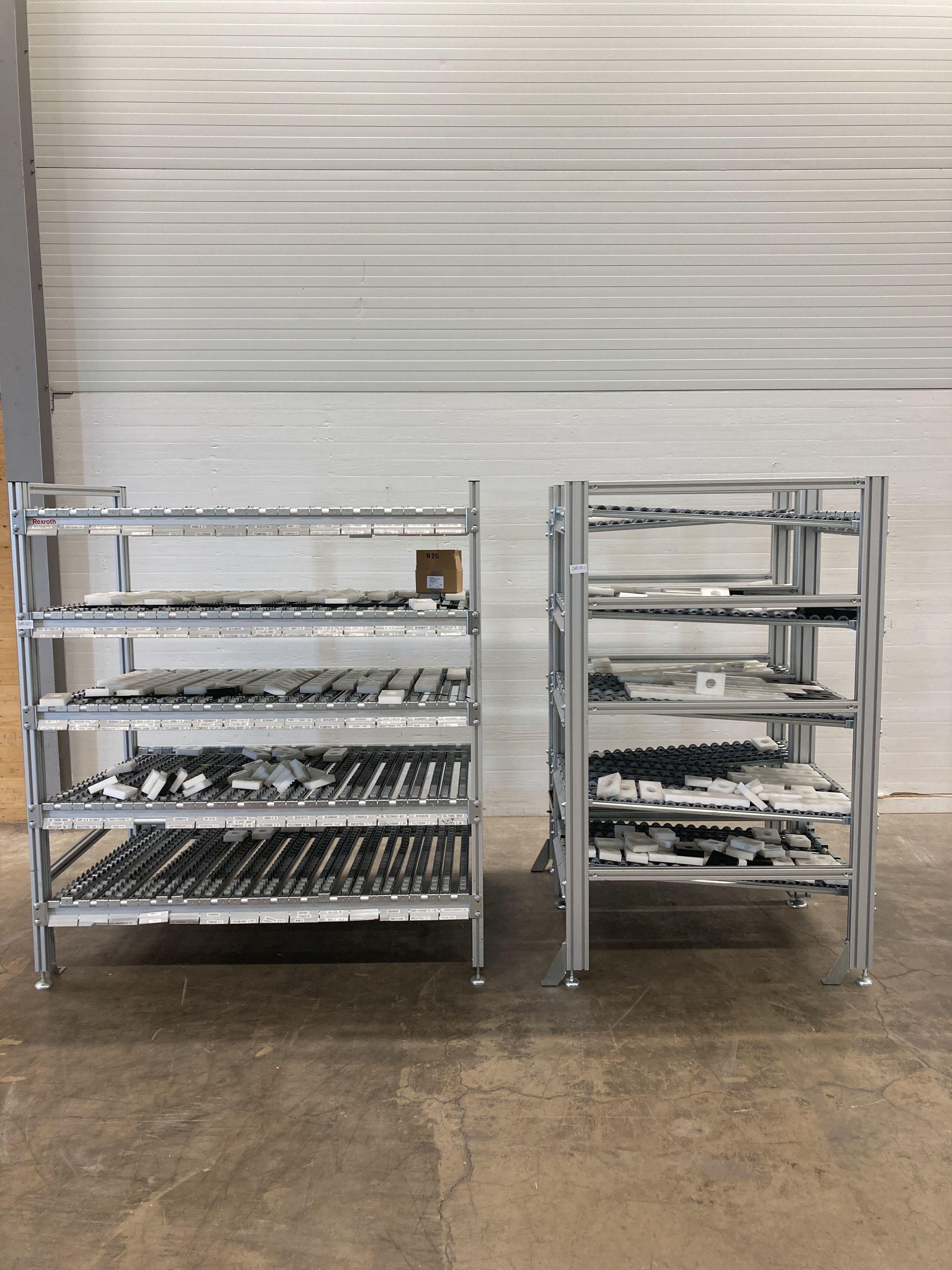 2 pick racks with roller rails - PS Auction - We value the future ...