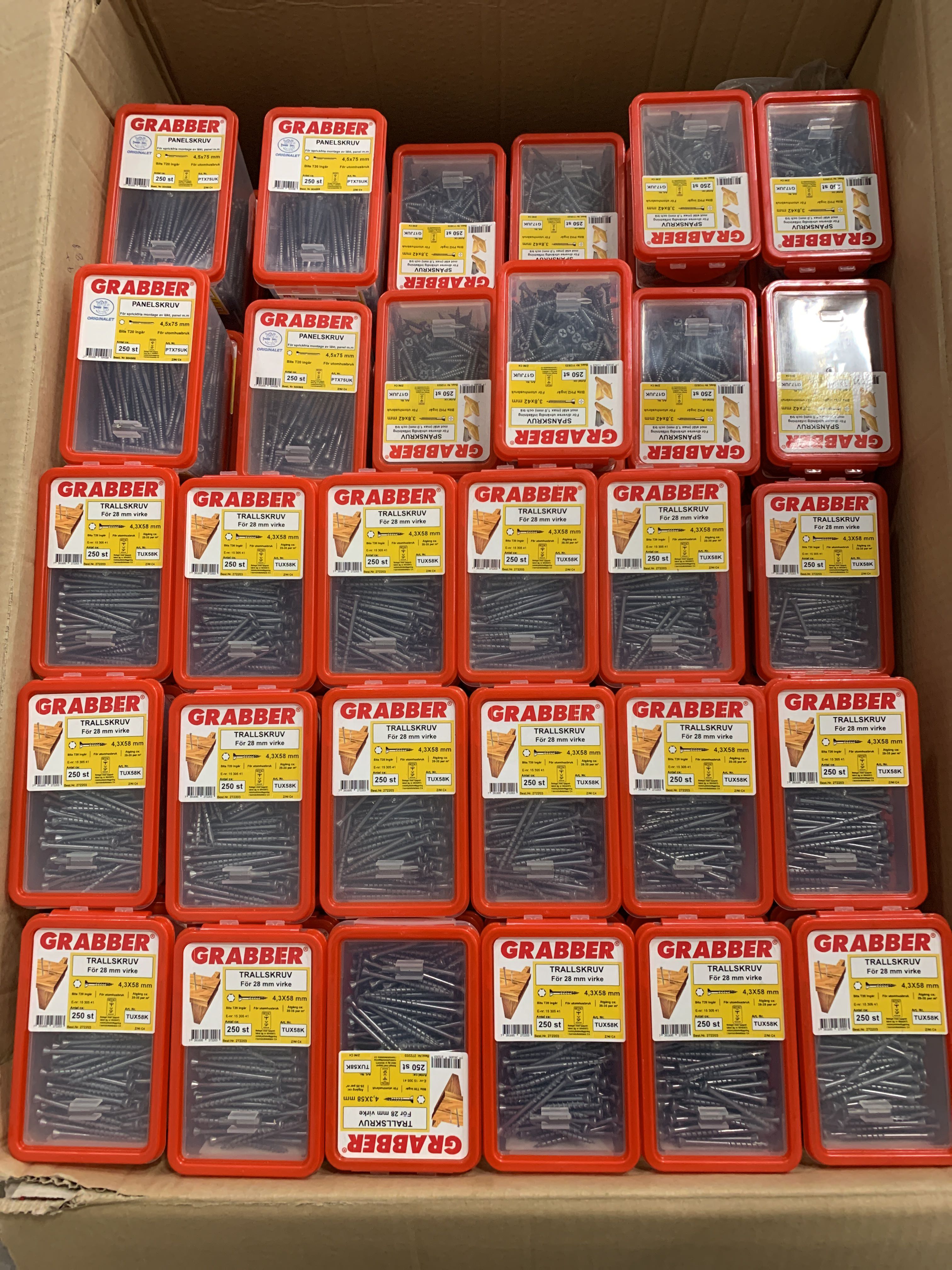 Truss screw, panel screw, staple screw & chip screw, Grabber - PS ...