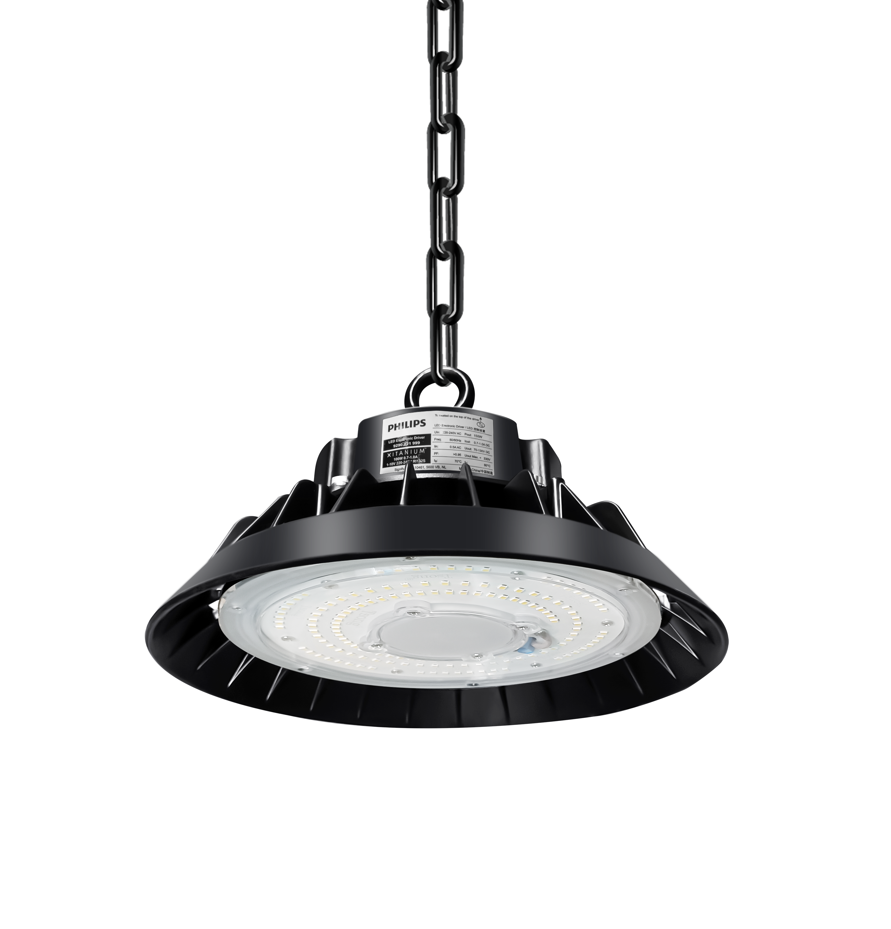 8 st Highbay Philips Dimbara Led Flickerfree 100W - Frakt ingår ...