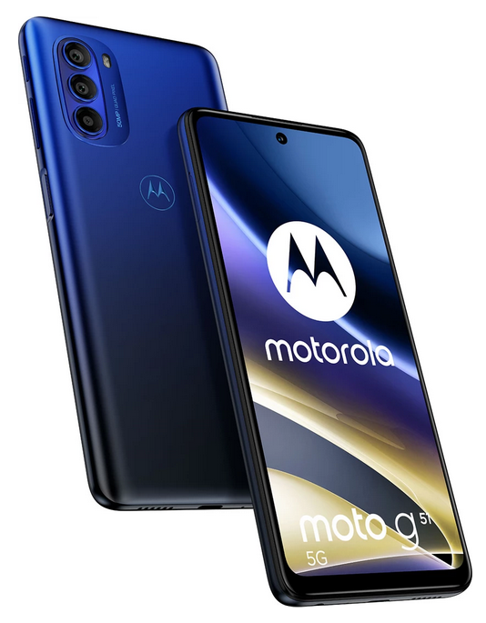 Motorola Moto G51 4 + 64GB 5G Indigo Blue - PS Auction - We value the future - Largest in net ...