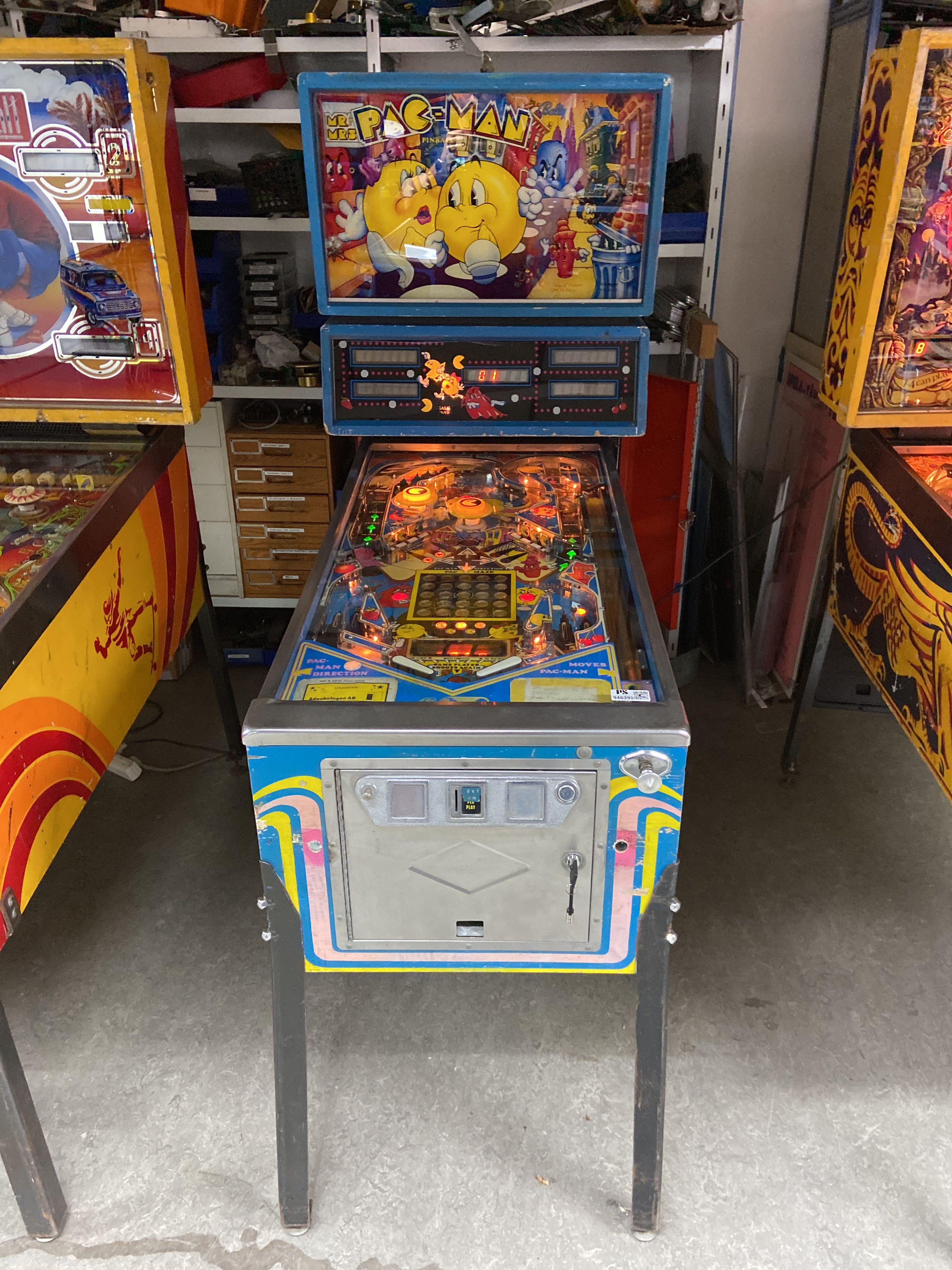 Pinball game Pac Man - PS Auction - We value the future - Largest in ...