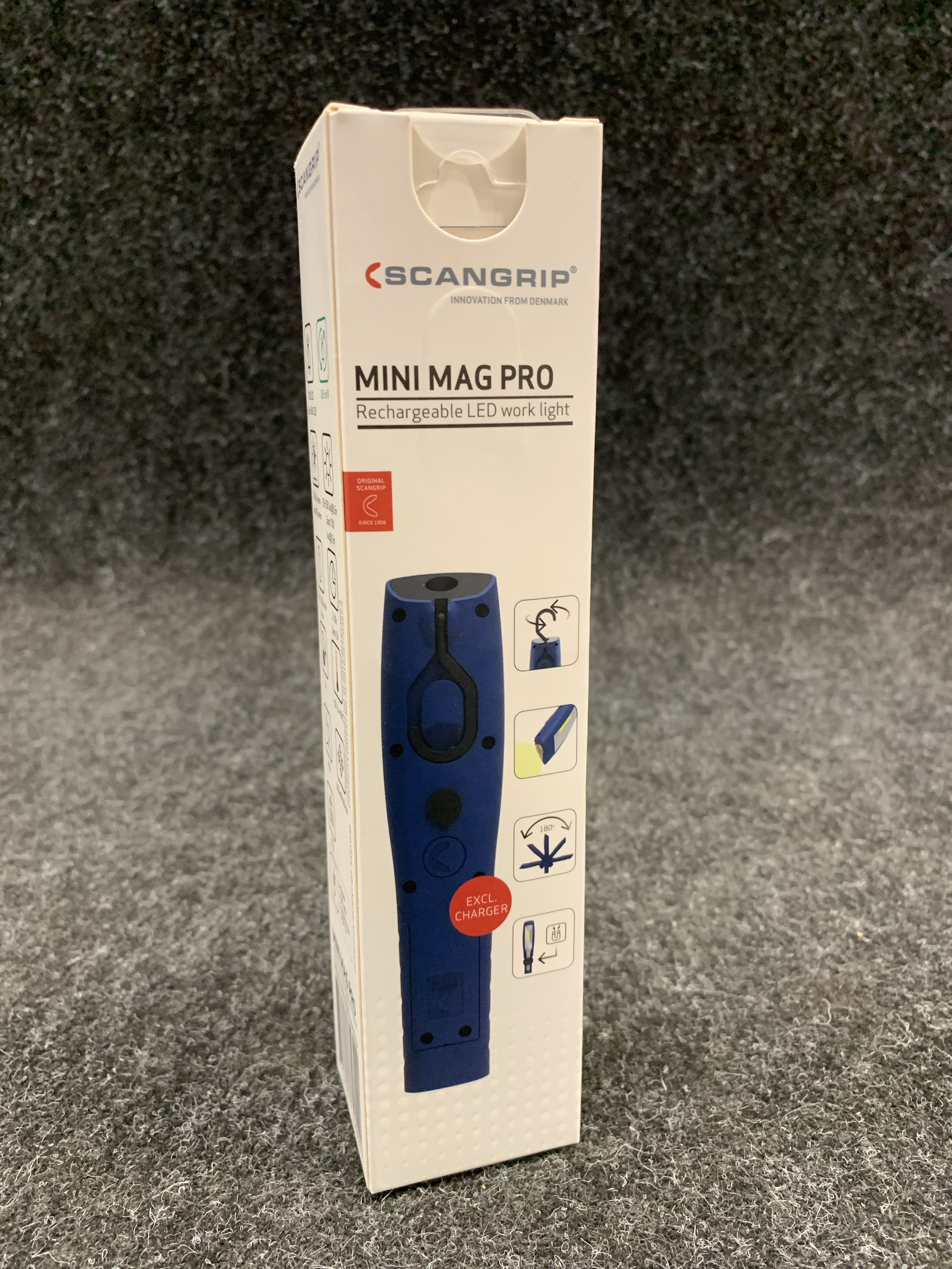 Handlampa Scangrip MINI MAG PRO,, uppladdningsbar - Auktioner online ...