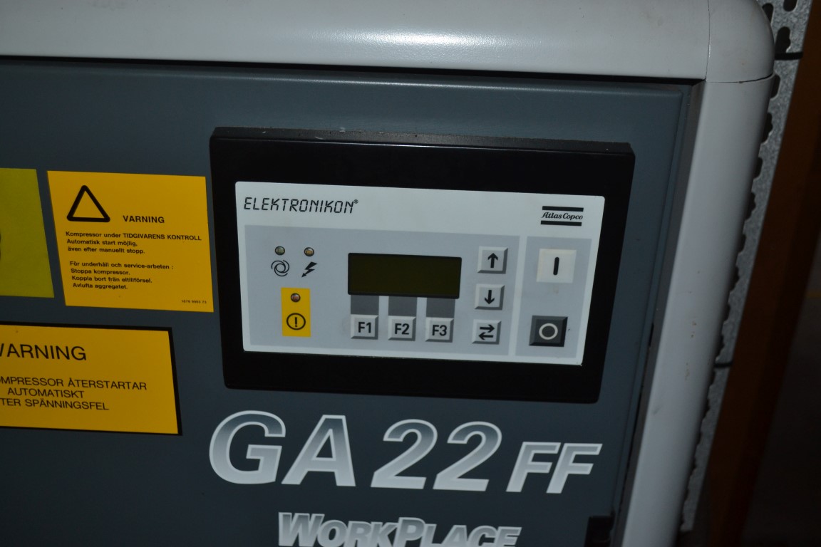 Compressor "Atlascopco GA22FF" - PS Auction - We value the future ...