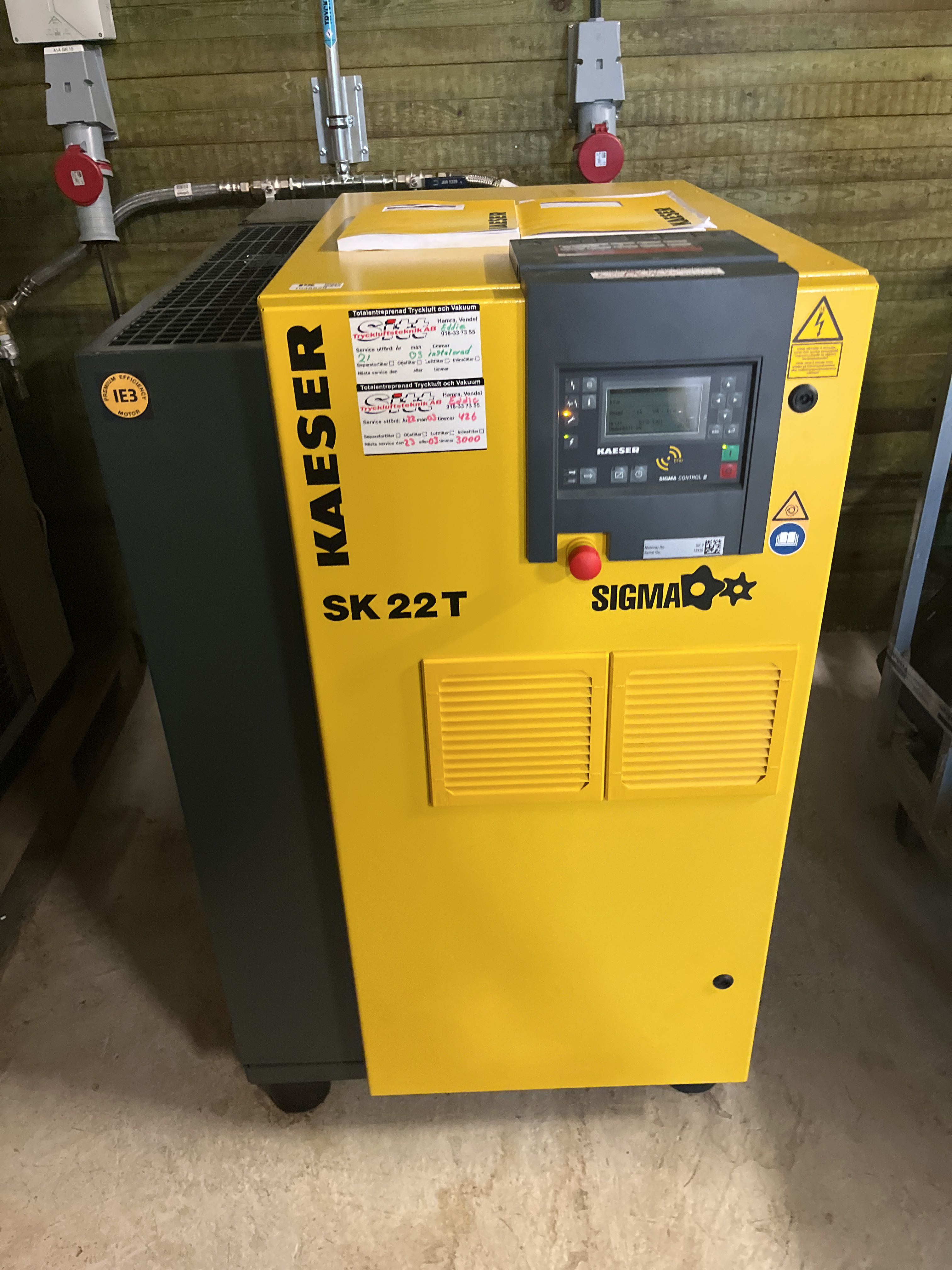 Skruvkompressor Kaeser SK 22T -2021 - Auktioner online - Nätauktioner & Konkursauktioner | PS ...