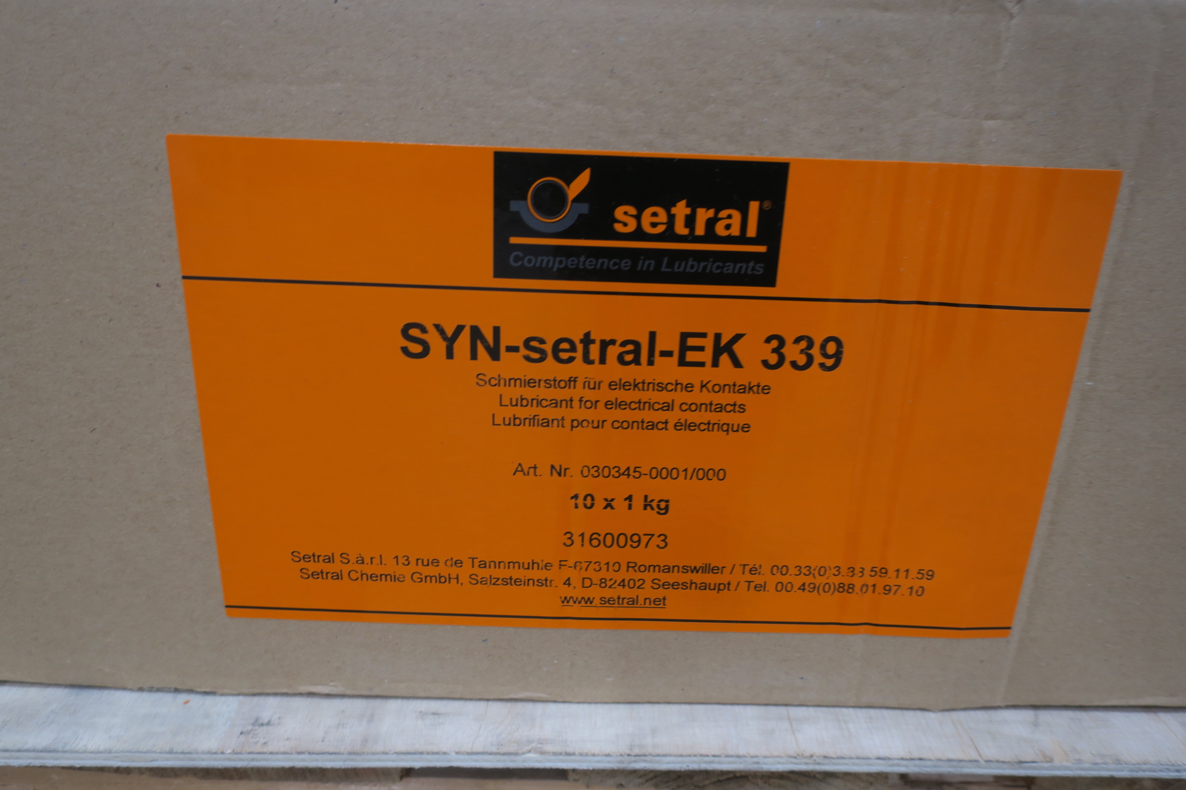 Grease grease for electronics Setral SYN seat-EK 339 8 pcs x 1 kg - PS ...