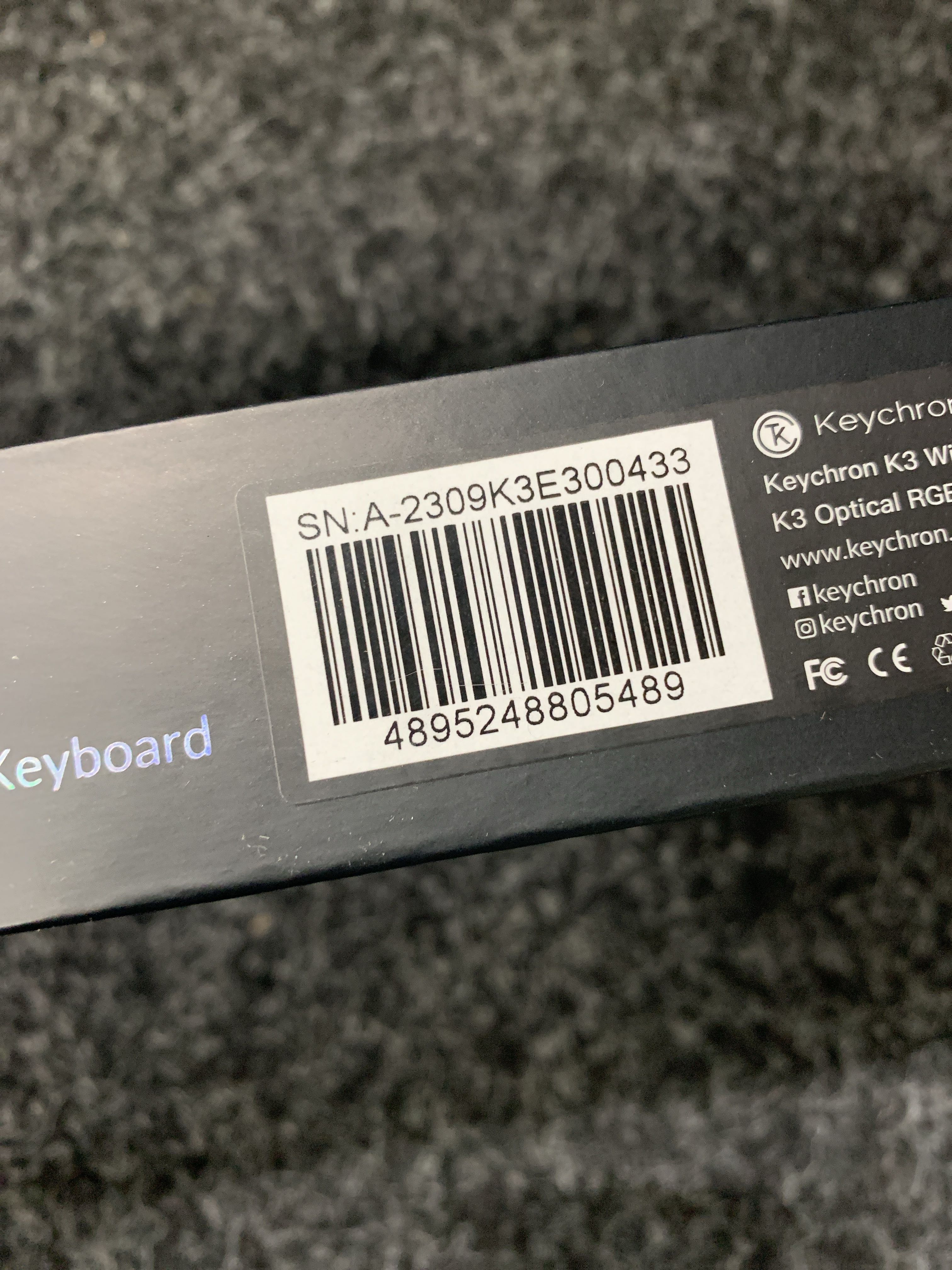 Wireless Keyboard Keychron K3 V2 RGB Optical Brown - PS Auction - We ...